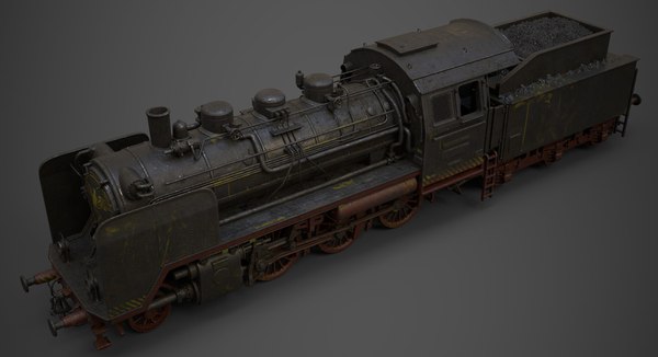 3D model steam locomotive - TurboSquid 1543814