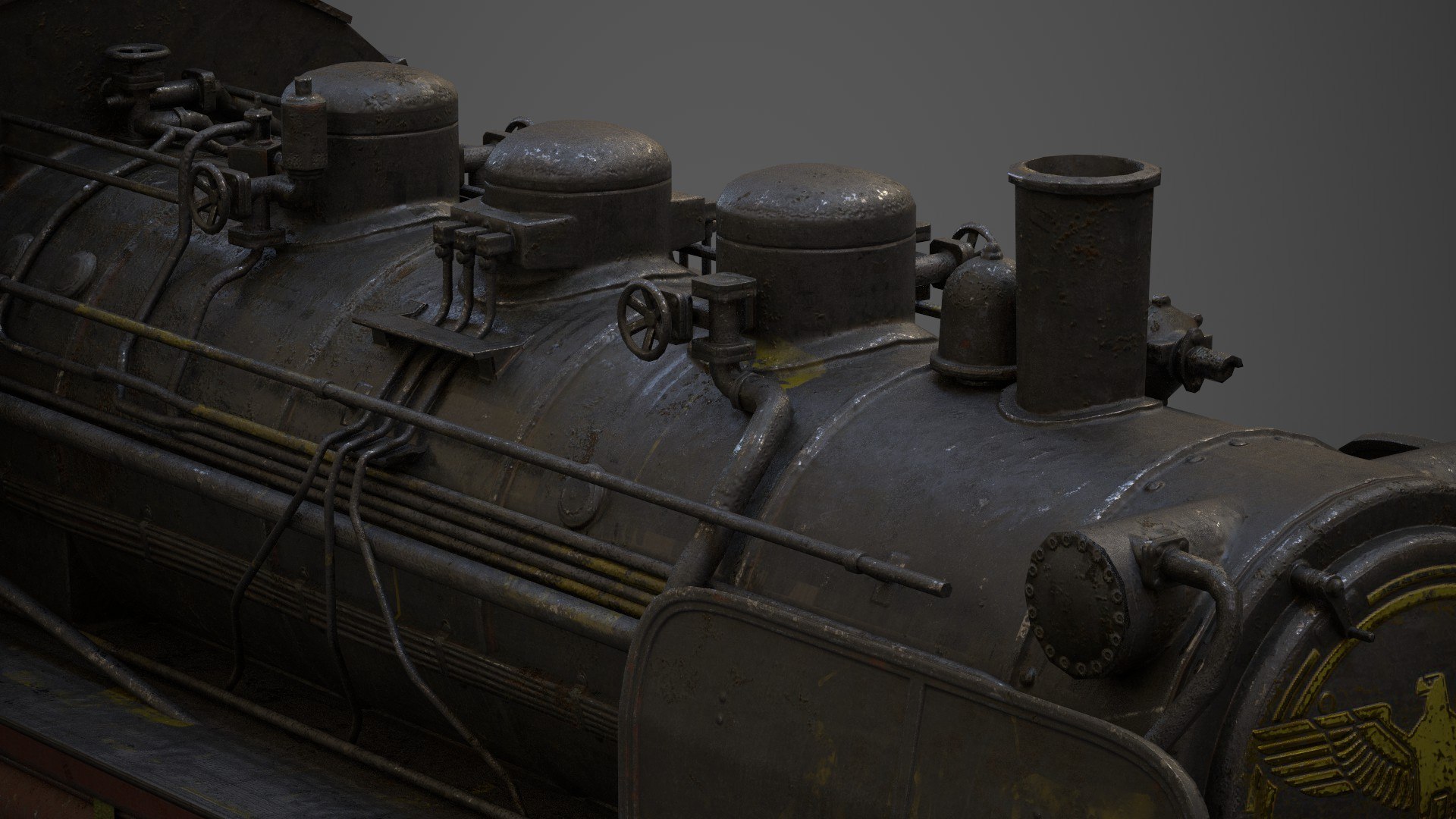 3D Model Steam Locomotive - TurboSquid 1543814