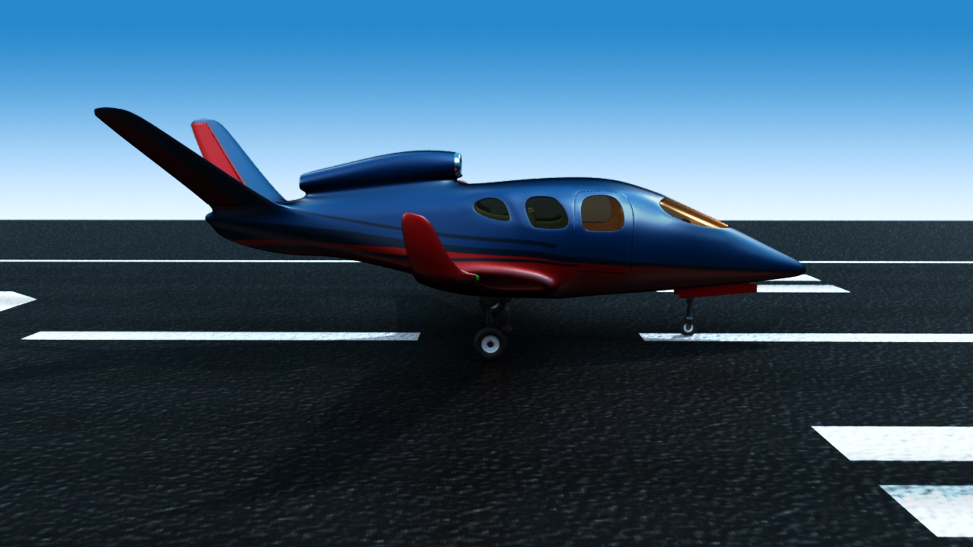 3d Model Of Jet