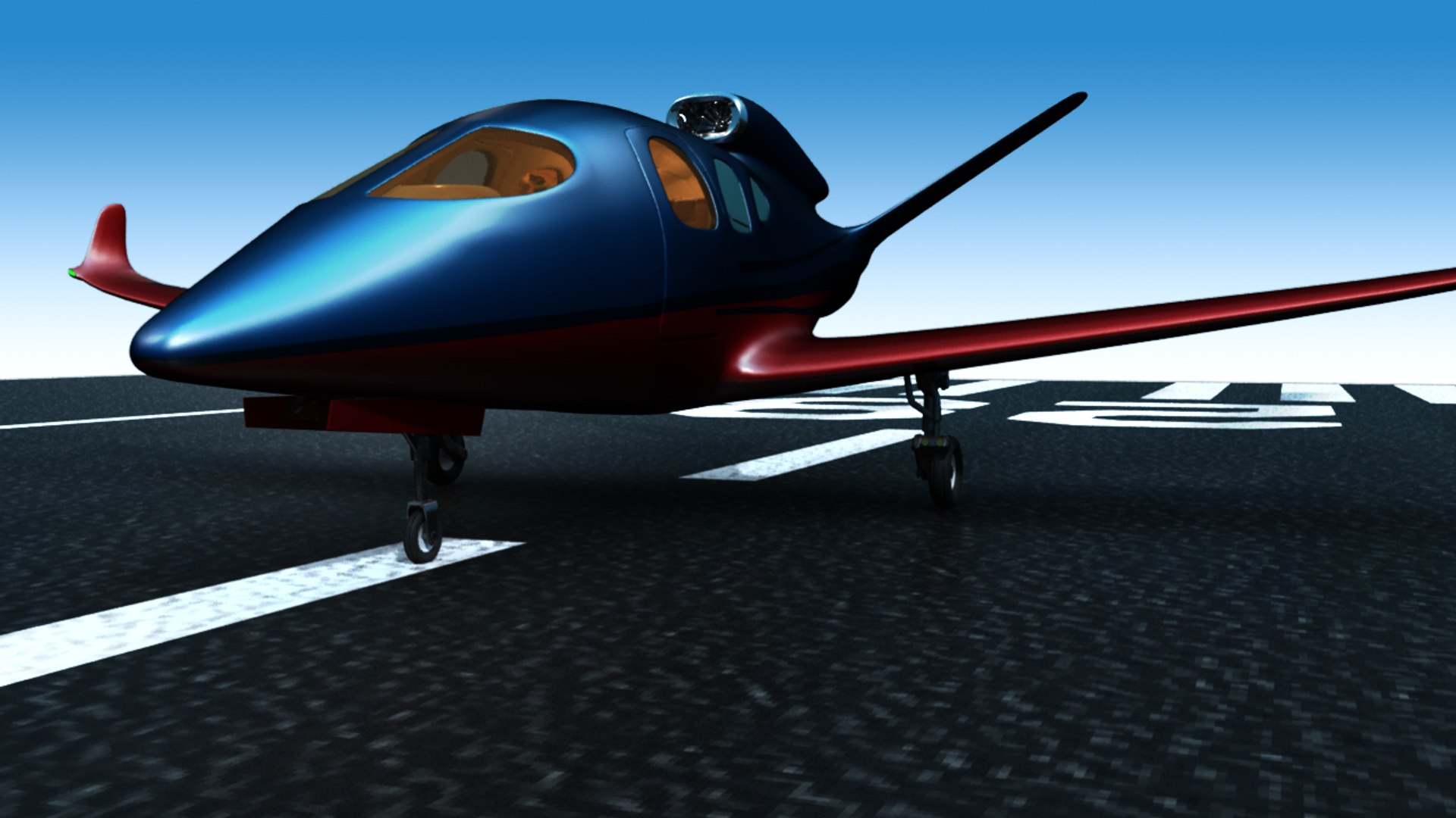 3d Model Of Jet
