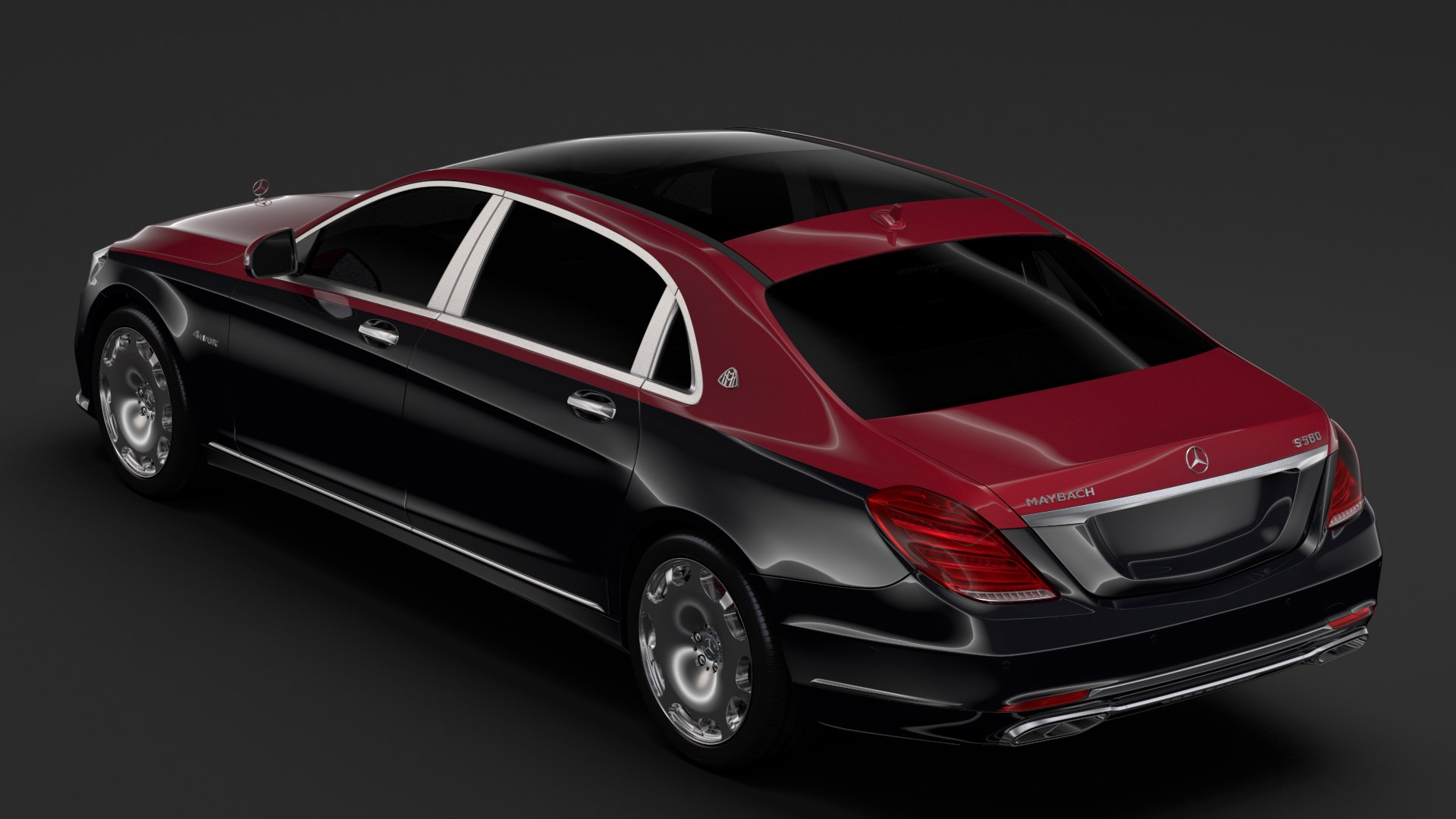 Mercedes Maybach S 560 3D Model - TurboSquid 1284032
