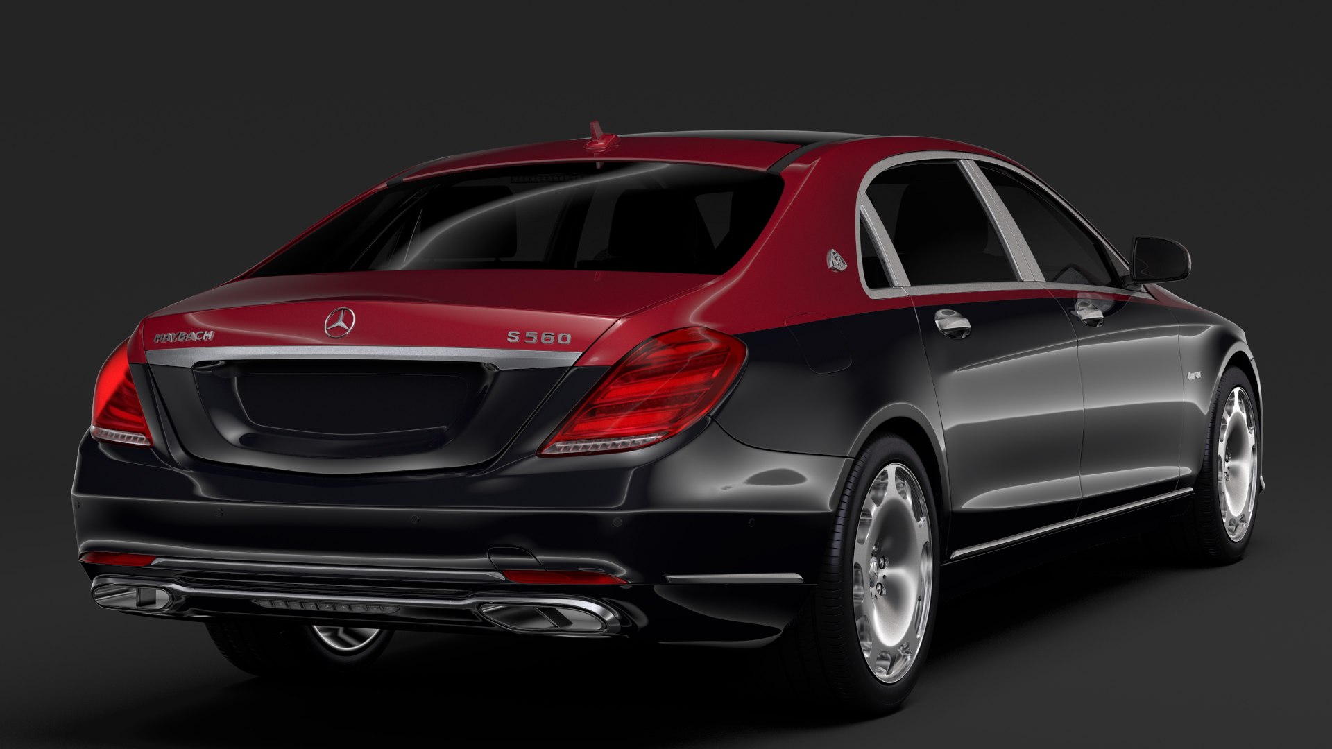 Mercedes Maybach S 560 3D Model - TurboSquid 1284032