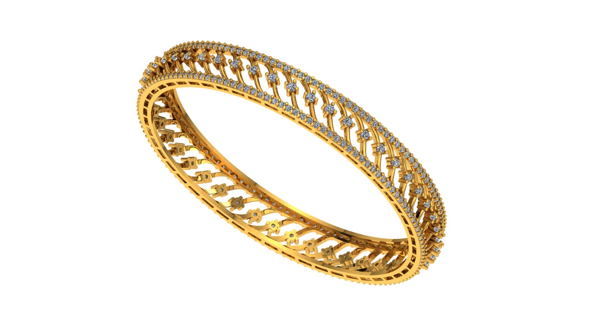 3D Diamond Jewellery Bangles Designs - TurboSquid 2023964