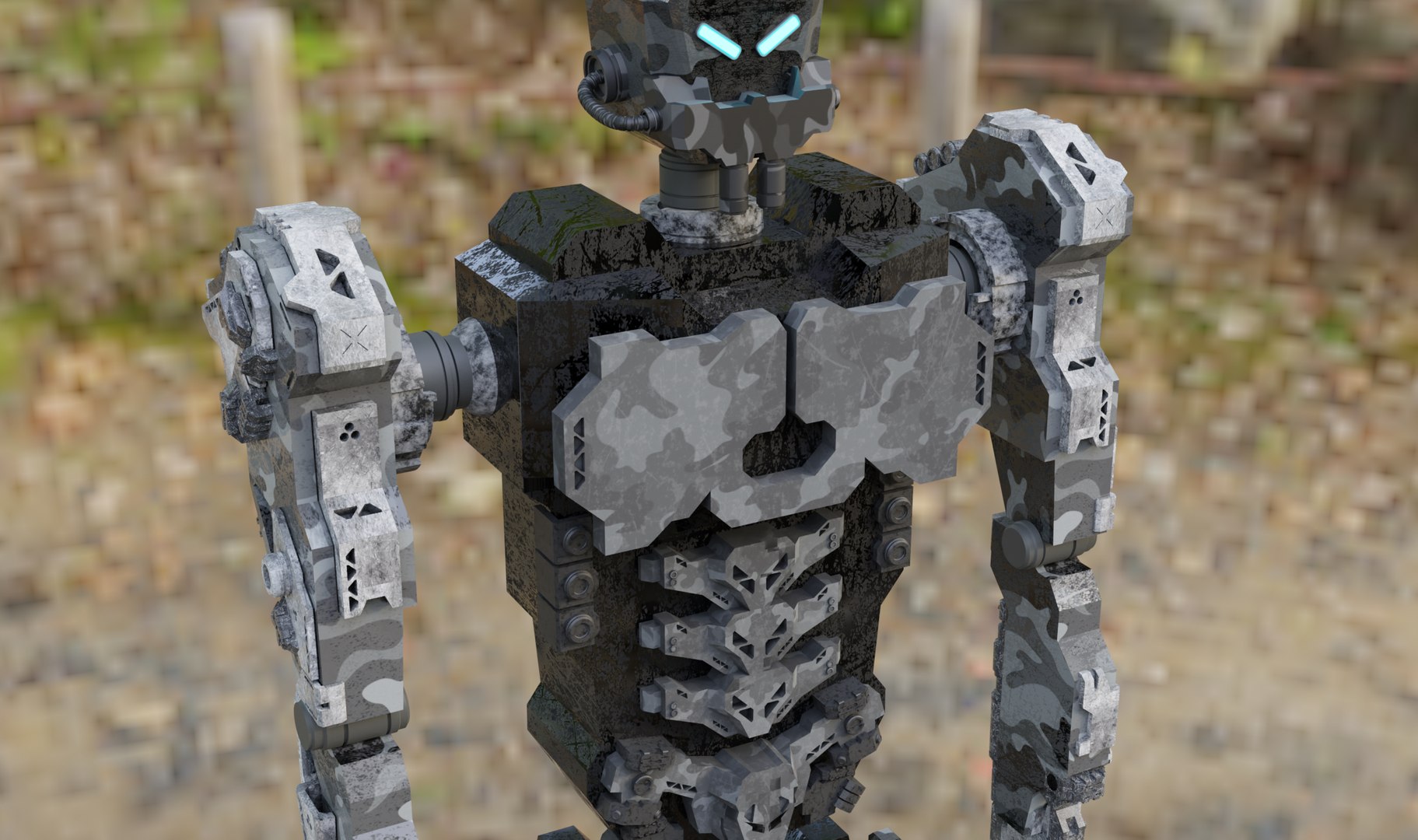 3D Cyberpunk Robot 3 - TurboSquid 1900855