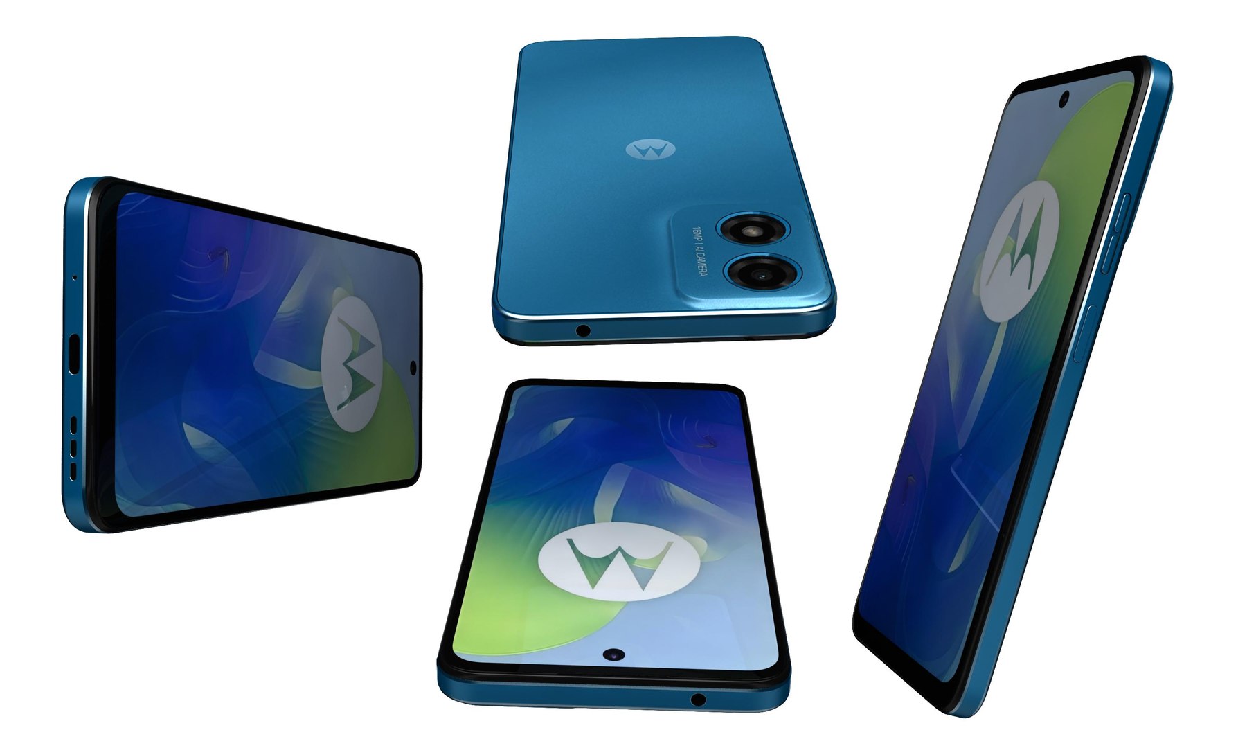 Motorola Moto G04 Blue Model - TurboSquid 2187480