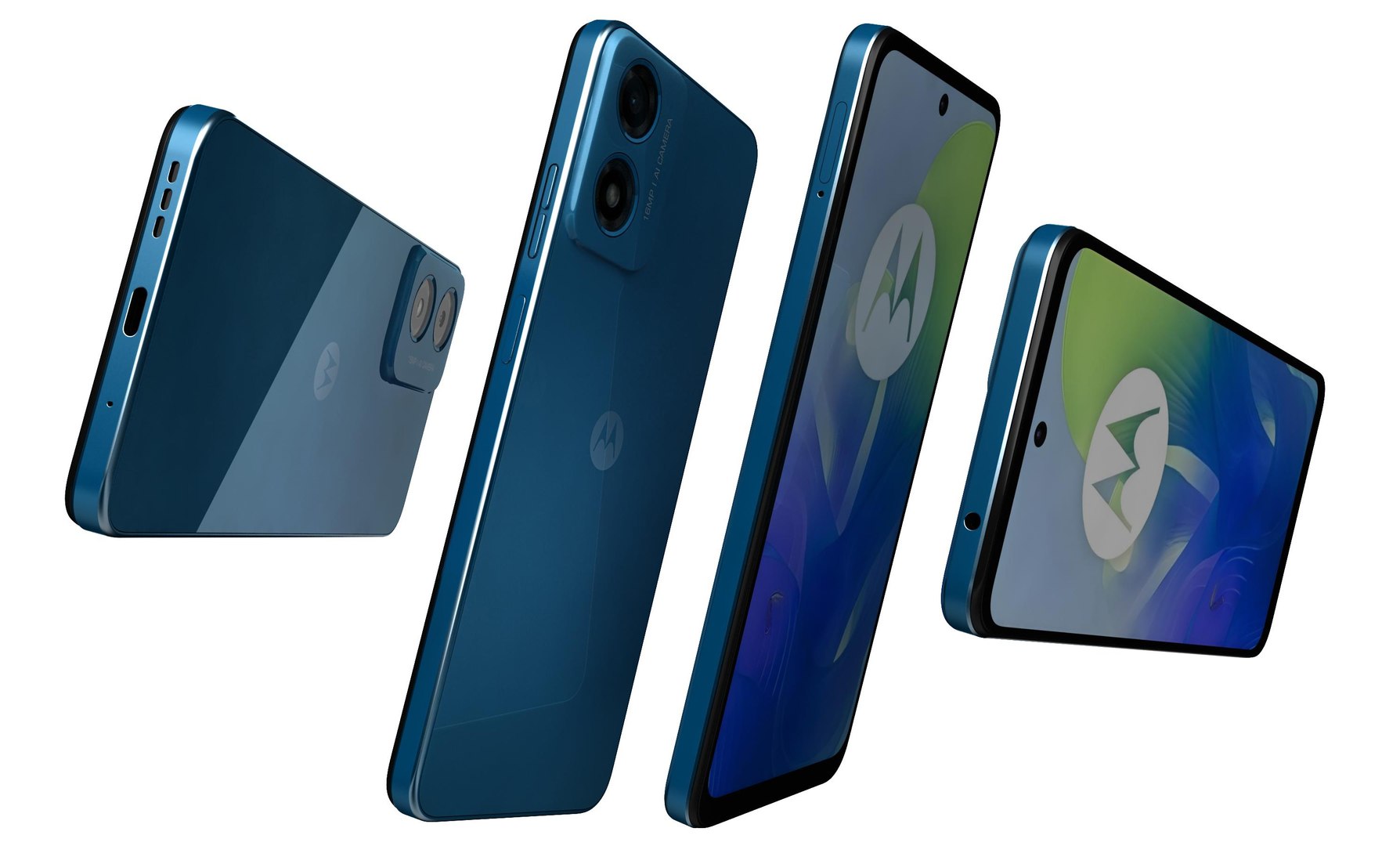Motorola Moto G04 Blue Model - TurboSquid 2187480