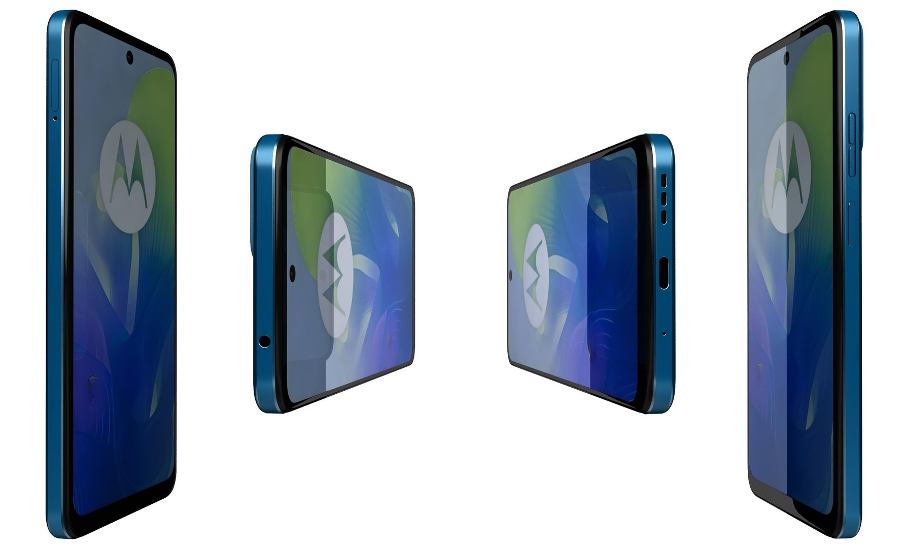Motorola Moto G04 Blue Model - TurboSquid 2187480
