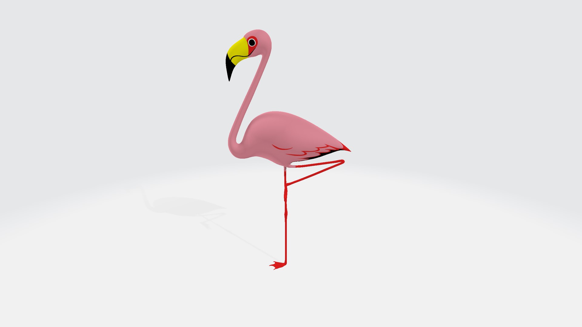 3D Flamingo Model - TurboSquid 2304380