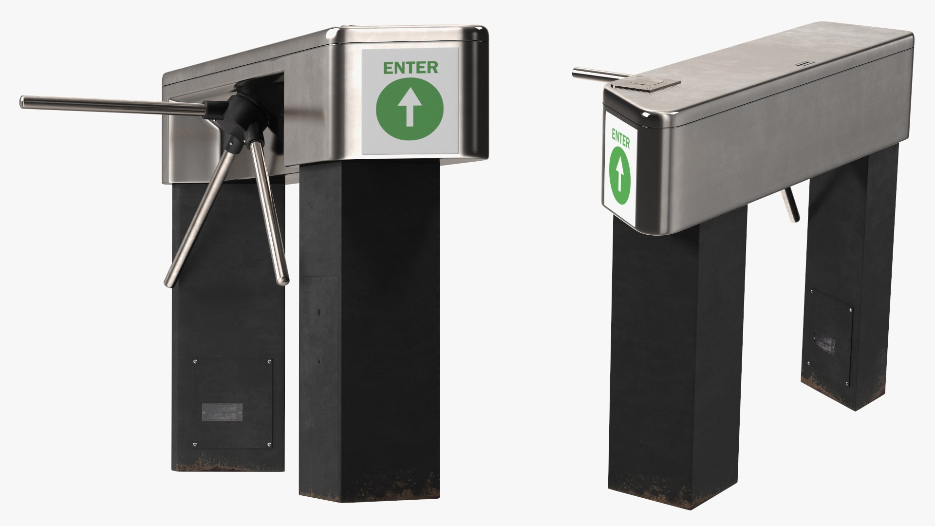 Turnstile Security Gate 3D Model - TurboSquid 2222821