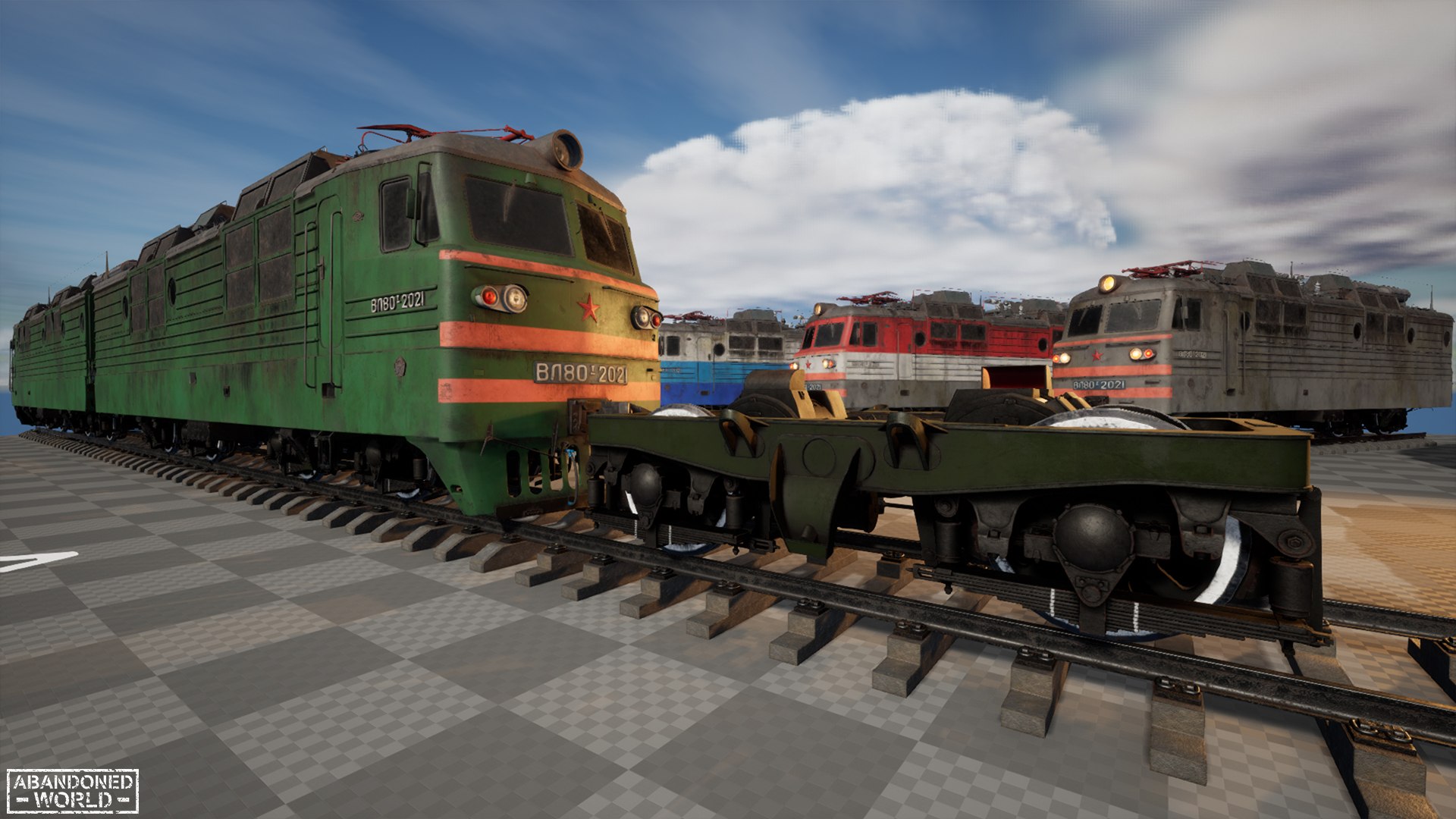 Soviet Electric Locomotive For UE4 3D Model - TurboSquid 2073061