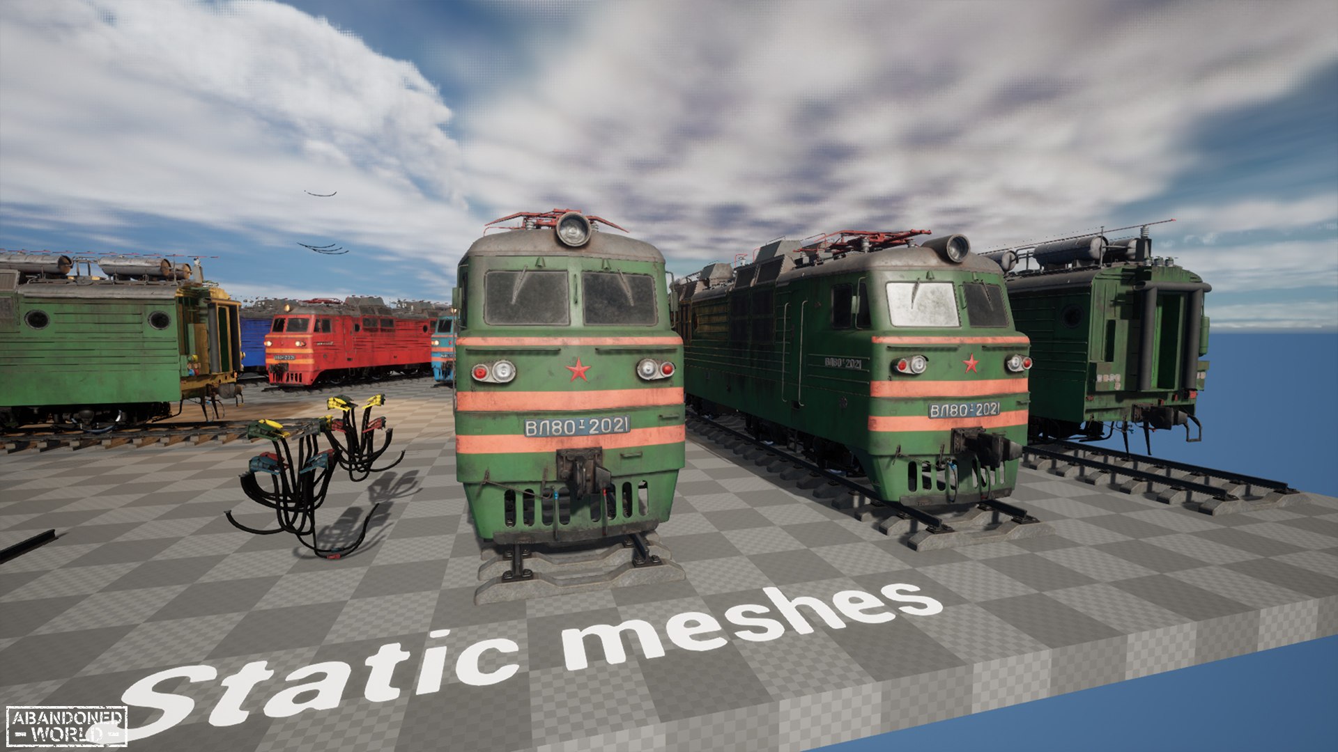 Soviet Electric Locomotive For UE4 3D Model - TurboSquid 2073061