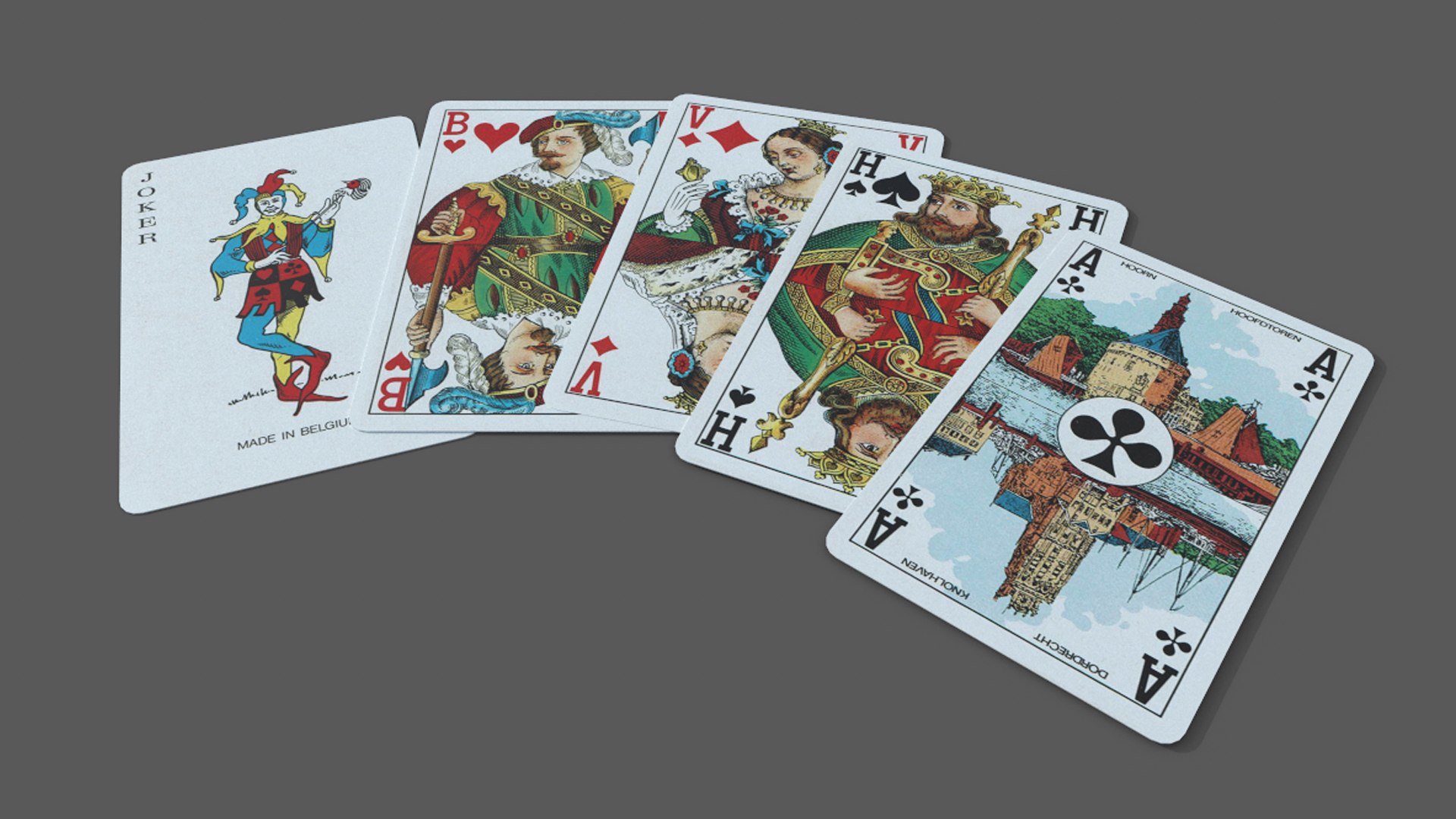 Dutch Playing Card 3D Model - TurboSquid 1415647