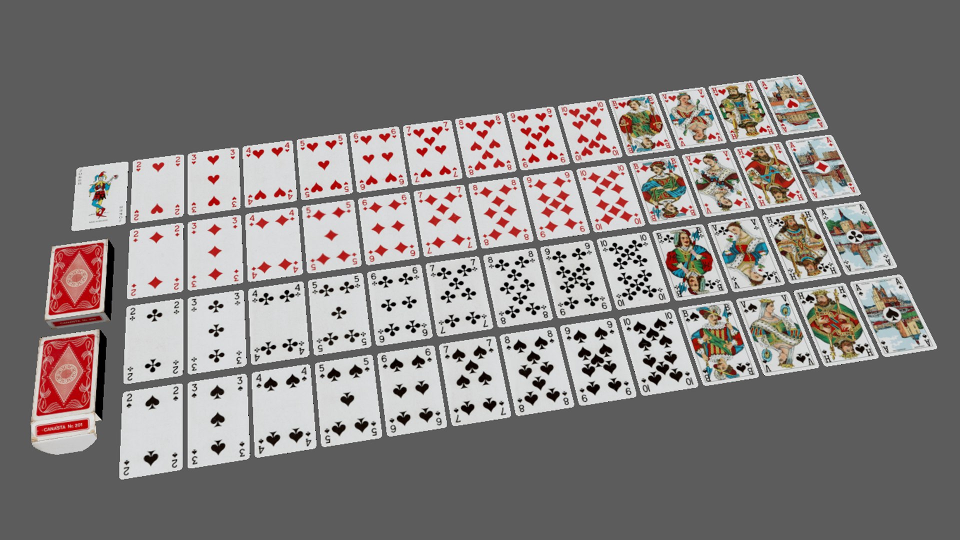Dutch Playing Card 3D Model - TurboSquid 1415647