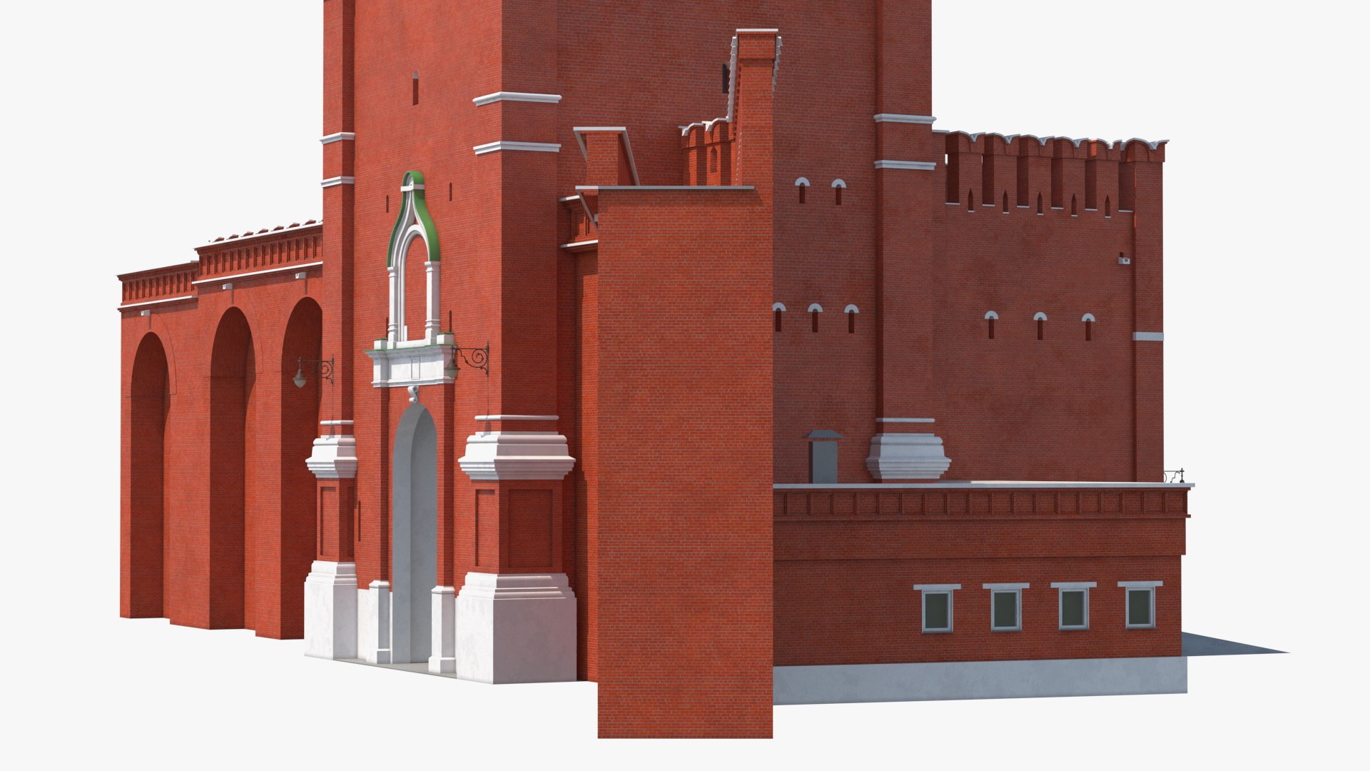 3D moscow kremlin spasskaya tower model - TurboSquid 1561124
