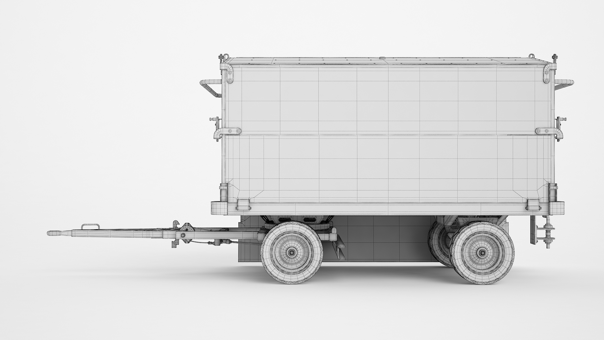 Airport Trailer 03 3D - TurboSquid 2221049