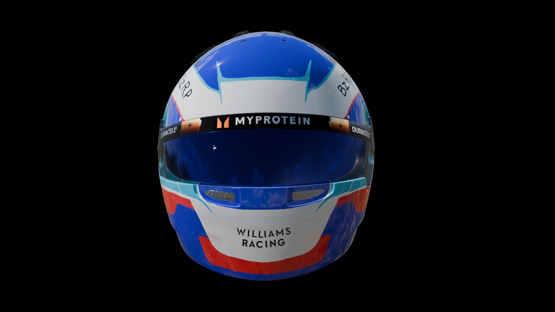 Franco Colapinto Formula 1 - Helmet 2 Styles Model - TurboSquid 2303645
