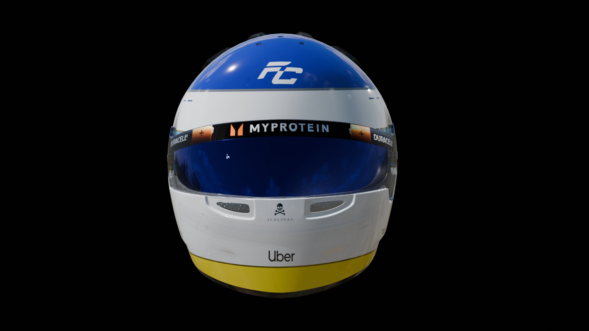 Franco Colapinto Formula 1 - Helmet 2 Styles Model - TurboSquid 2303645