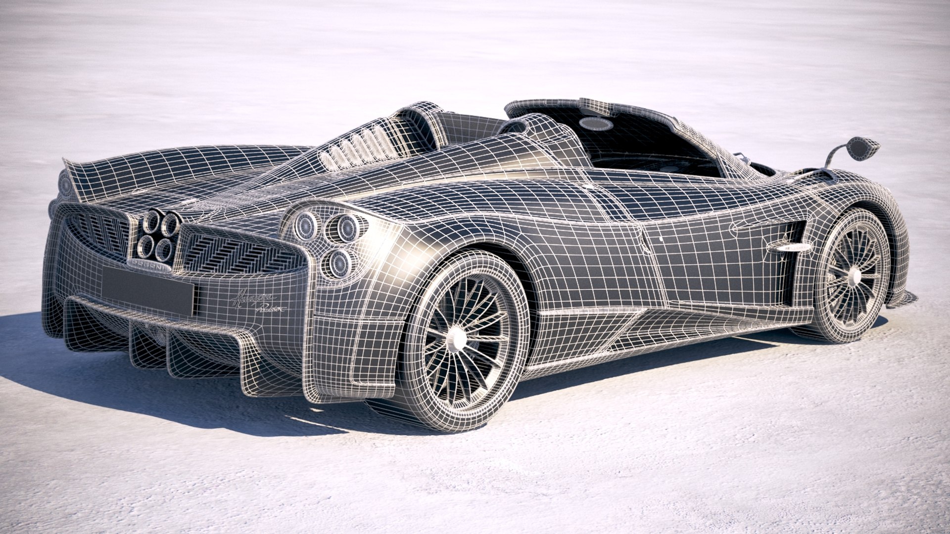 3D model pagani huayra roadster - TurboSquid 1168509
