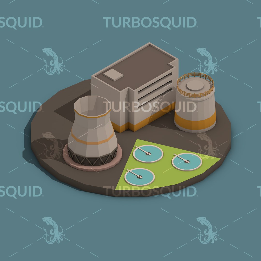 3D Low Poly Green Energy Isometric Low-poly - TurboSquid 1720036