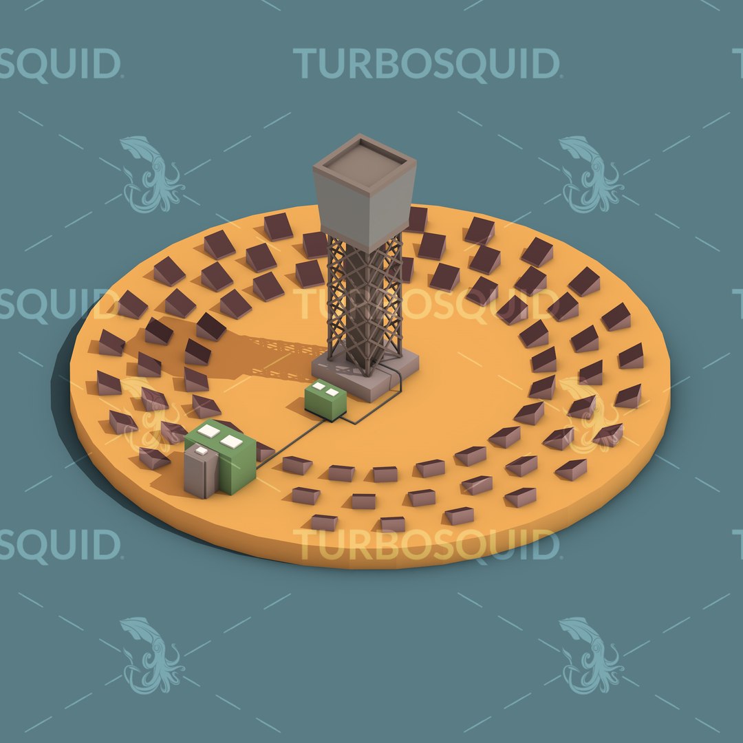 3D Low Poly Green Energy Isometric Low-poly - TurboSquid 1720036