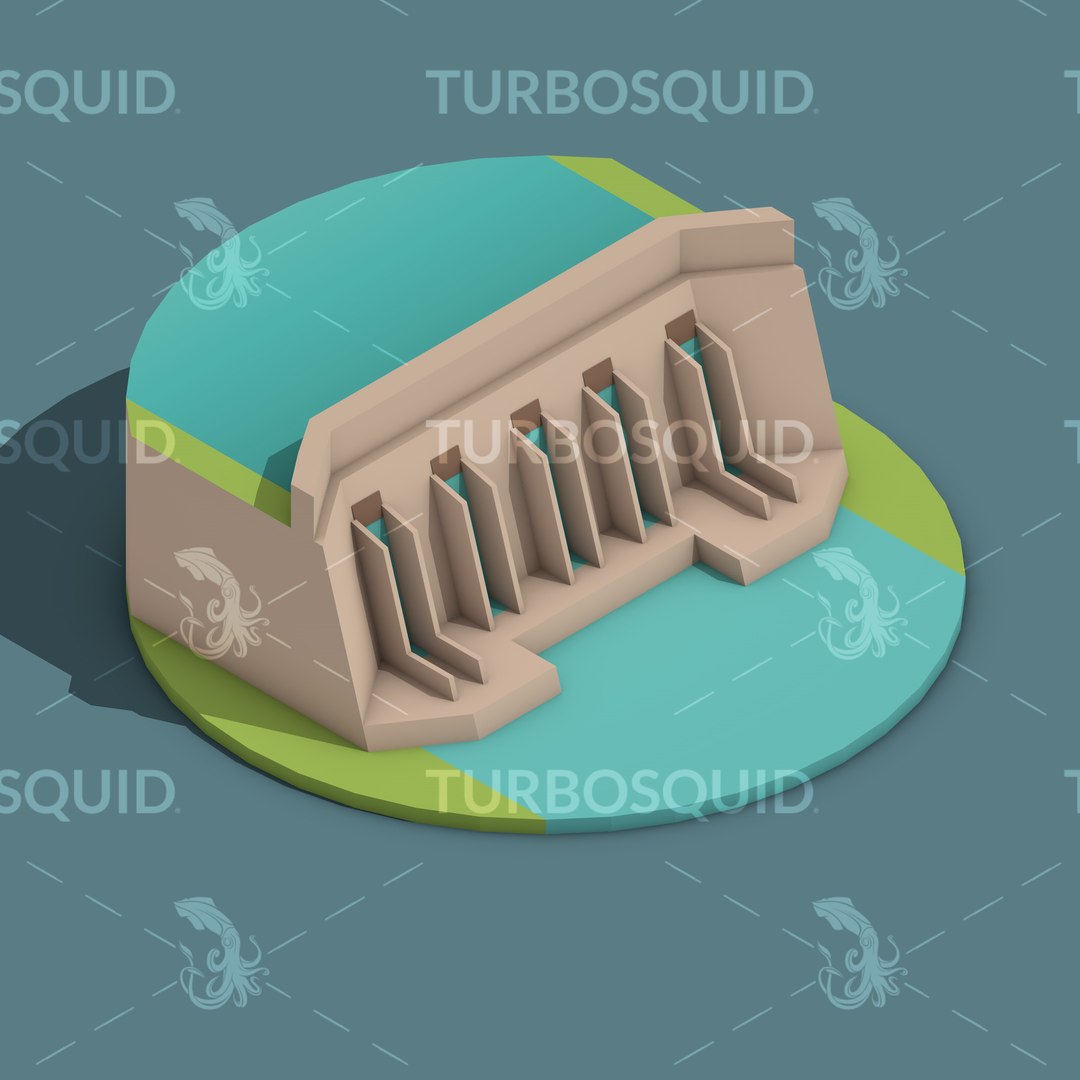 3D Low Poly Green Energy Isometric Low-poly - TurboSquid 1720036