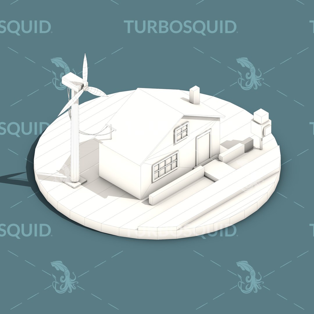 3D Low Poly Green Energy Isometric Low-poly - TurboSquid 1720036