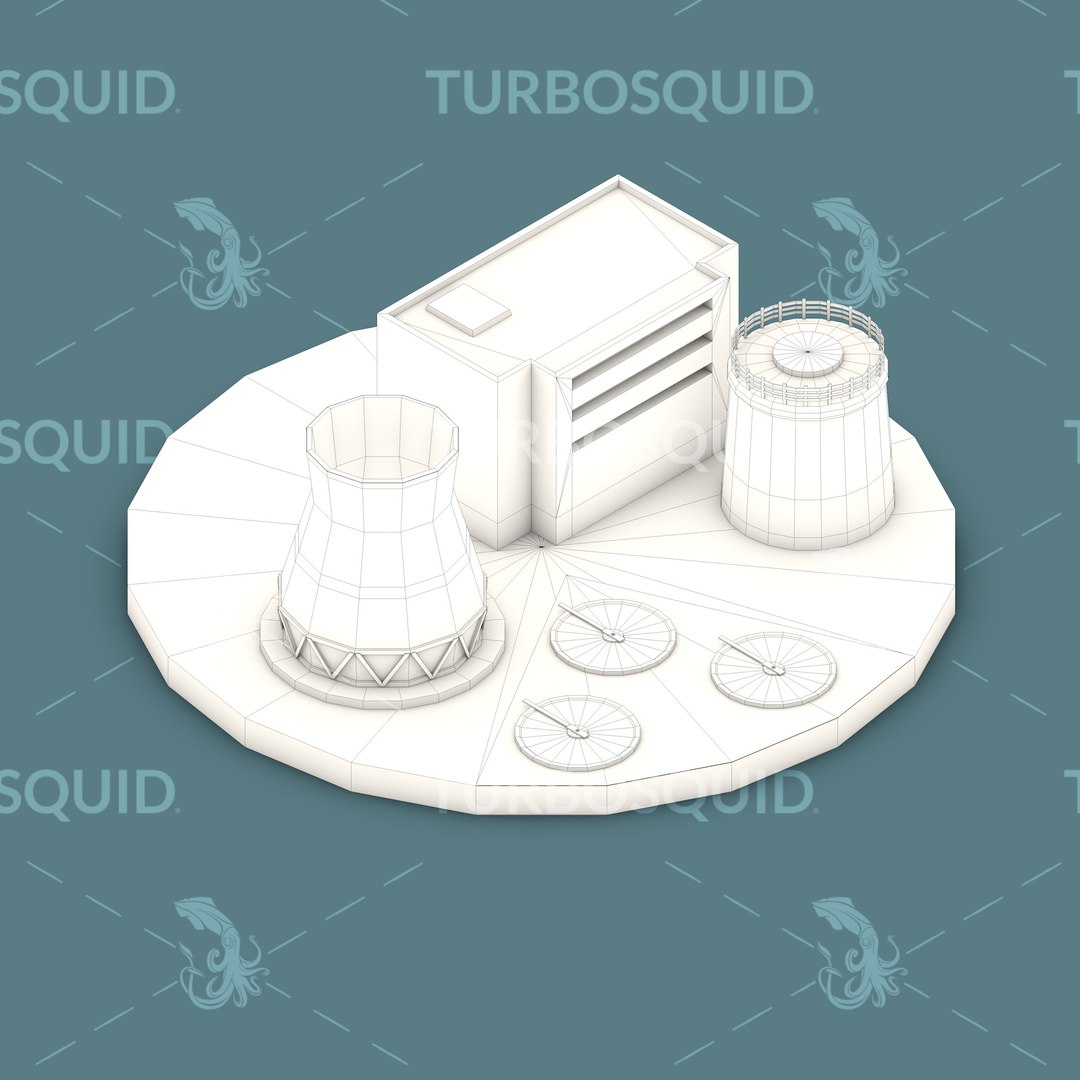 3D Low Poly Green Energy Isometric Low-poly - TurboSquid 1720036