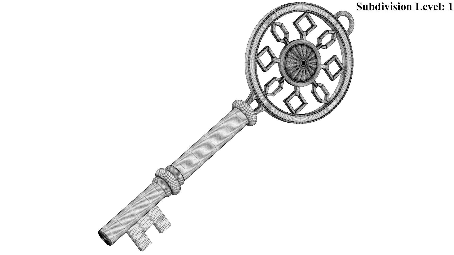 3D Detailed Skeleton Key 05 - TurboSquid 2186239