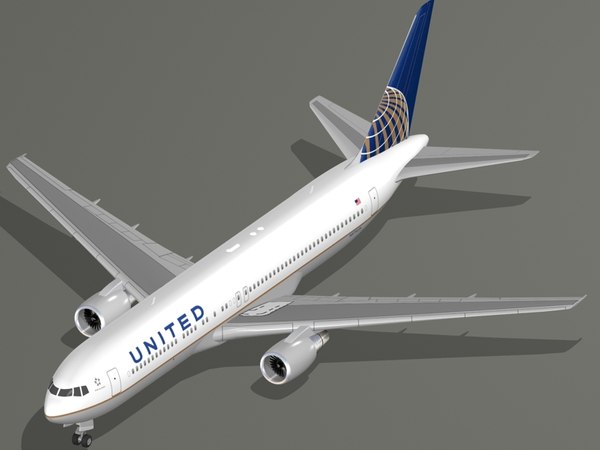 3d model boeing 767-300 er airliner