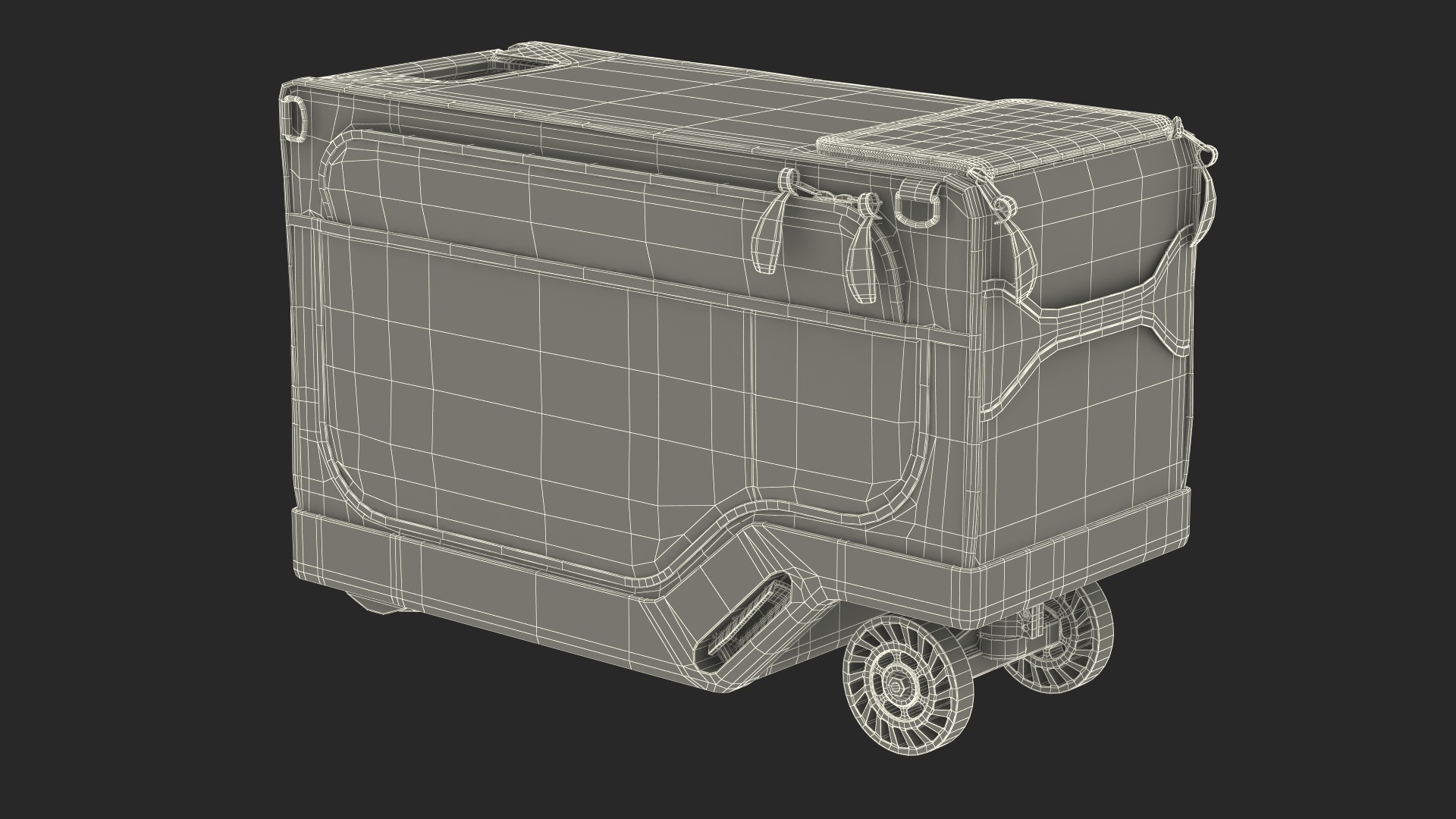 3D Motorized Suitcase Modobag Rigged For Maya - TurboSquid 2203568