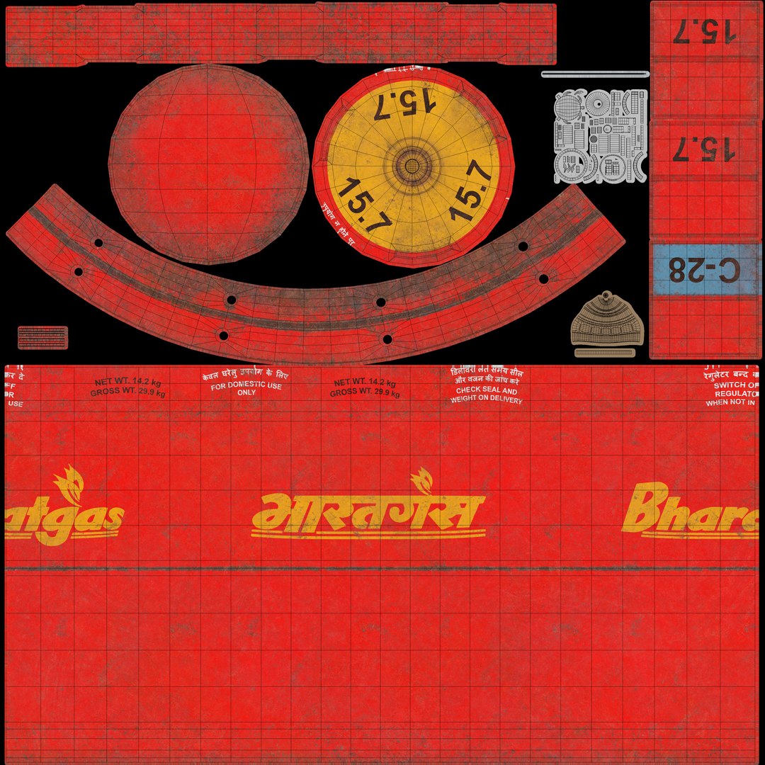 Gas Cylinder 3D - TurboSquid 1602746