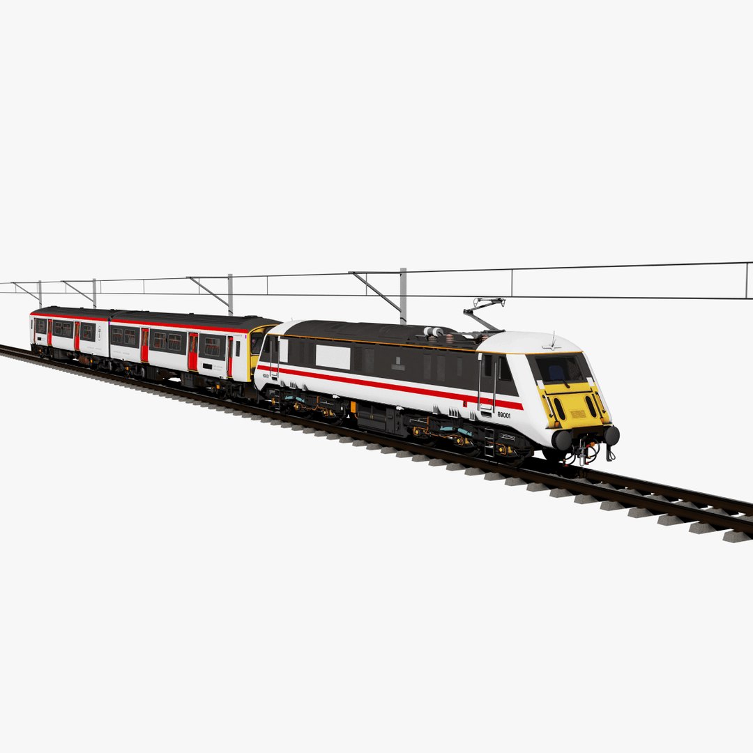 Electric Train Animated 3D Model 3D Model - TurboSquid 2248621