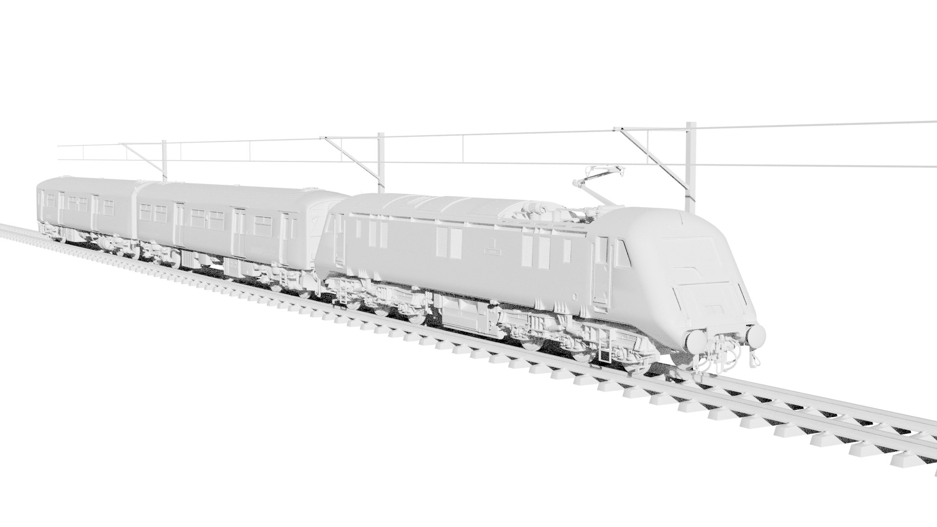 Electric Train Animated 3D Model 3D Model - TurboSquid 2248621