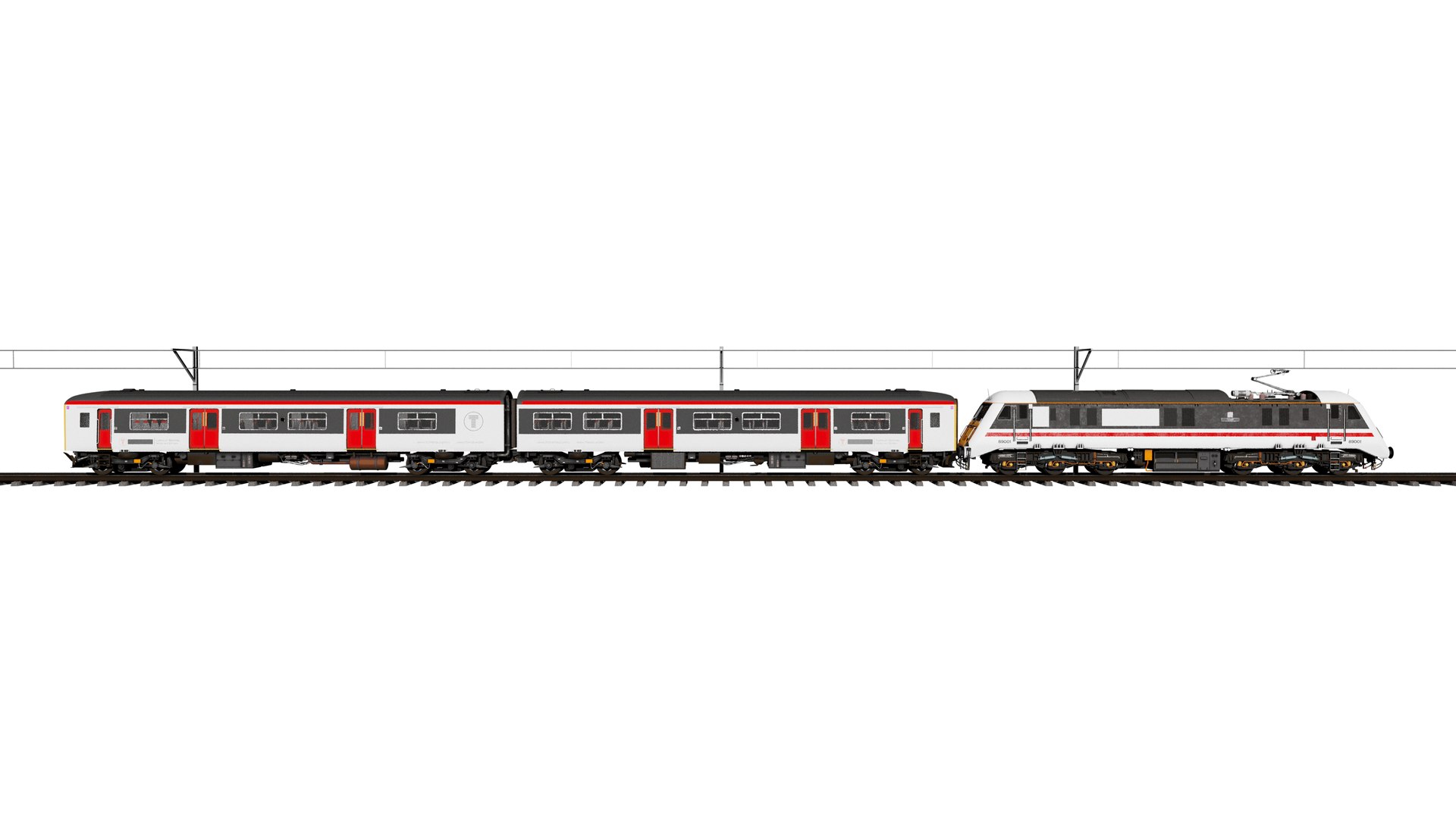 Electric Train Animated 3D Model 3D Model - TurboSquid 2248621