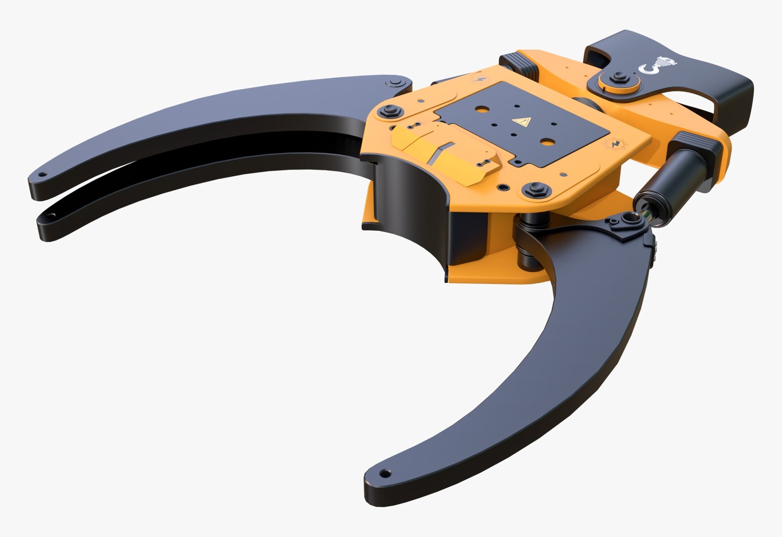 3D Hydraulic Grapple Claw Grabber M1 Model - TurboSquid 2433170