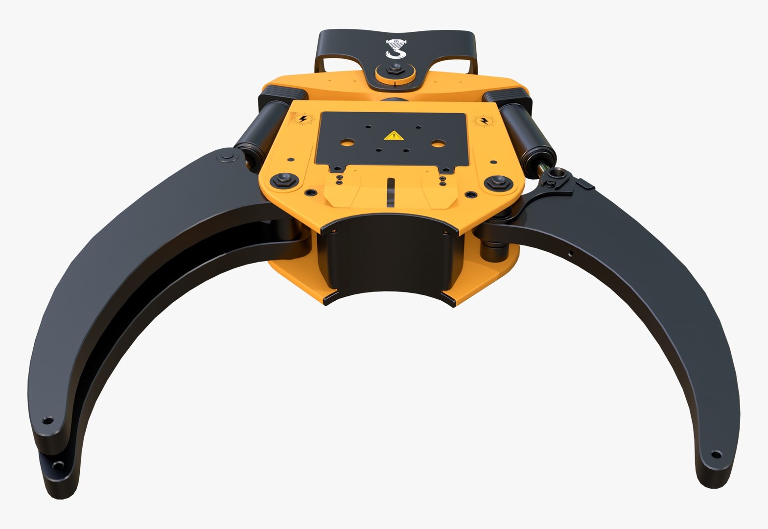 3D Hydraulic Grapple Claw Grabber M1 Model - TurboSquid 2433170