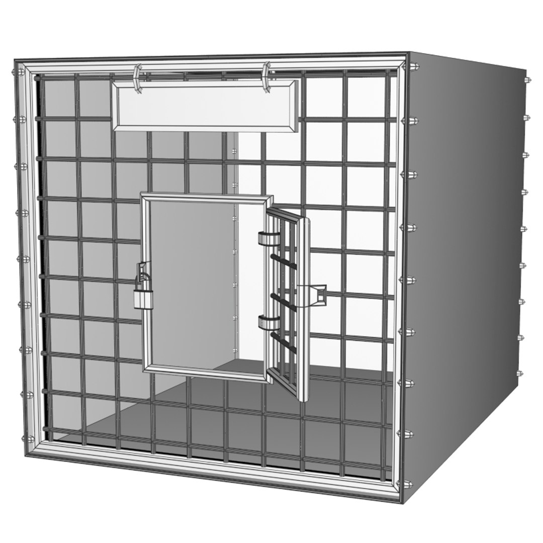 Animal Cage 3d Model