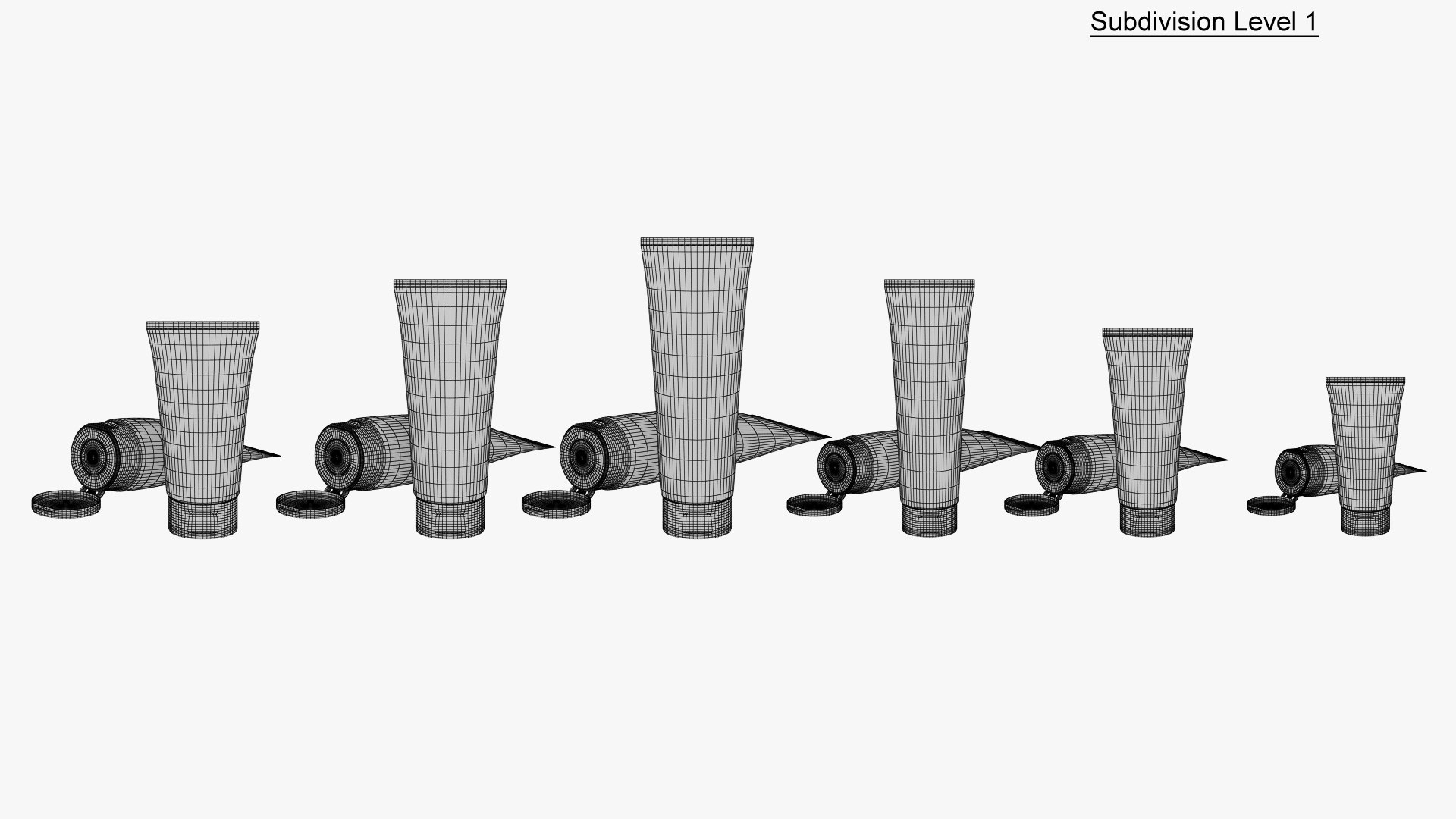 3D tubes set 02 model - TurboSquid 1522194