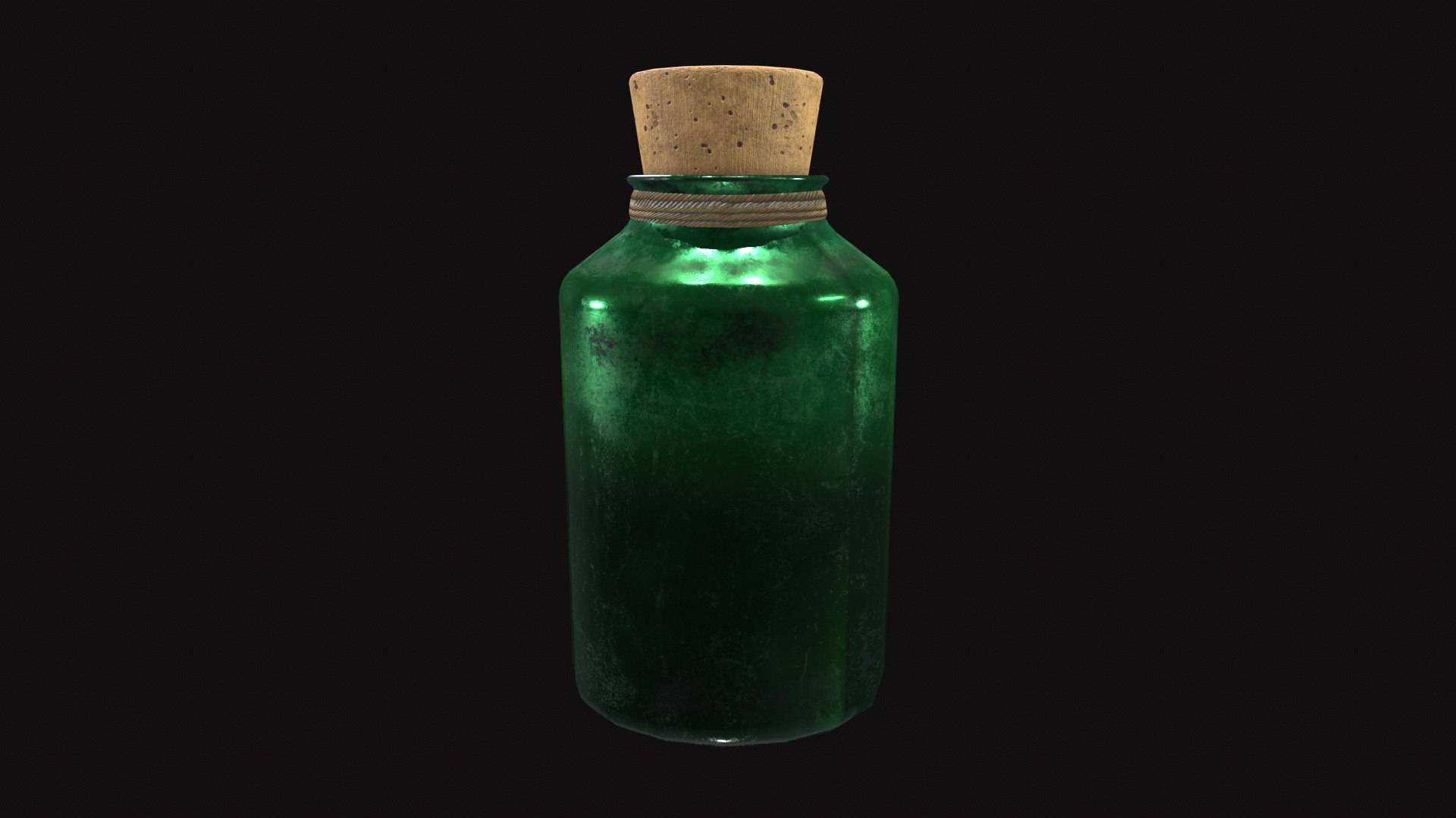Medieval Bottle 02 V4 3D Model - TurboSquid 2325714