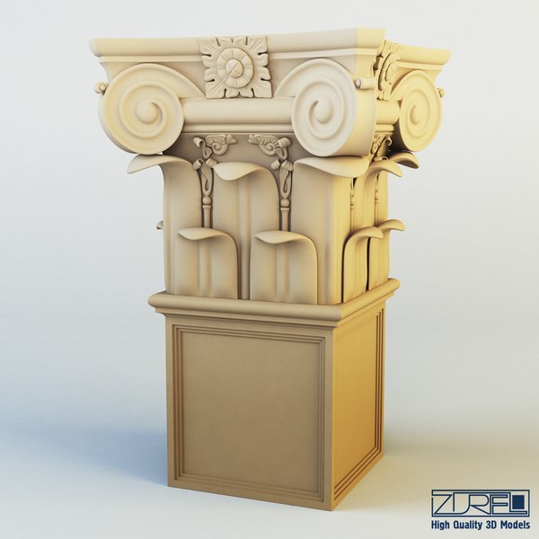 Column Capital 3D Models for Download | TurboSquid
