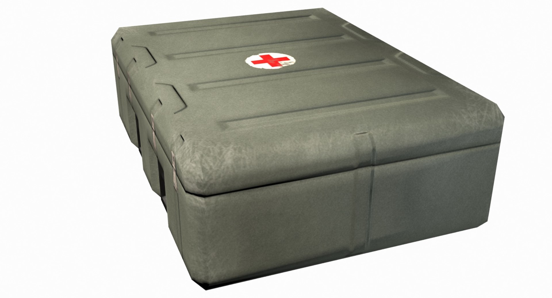 Aid Crate 3d Model