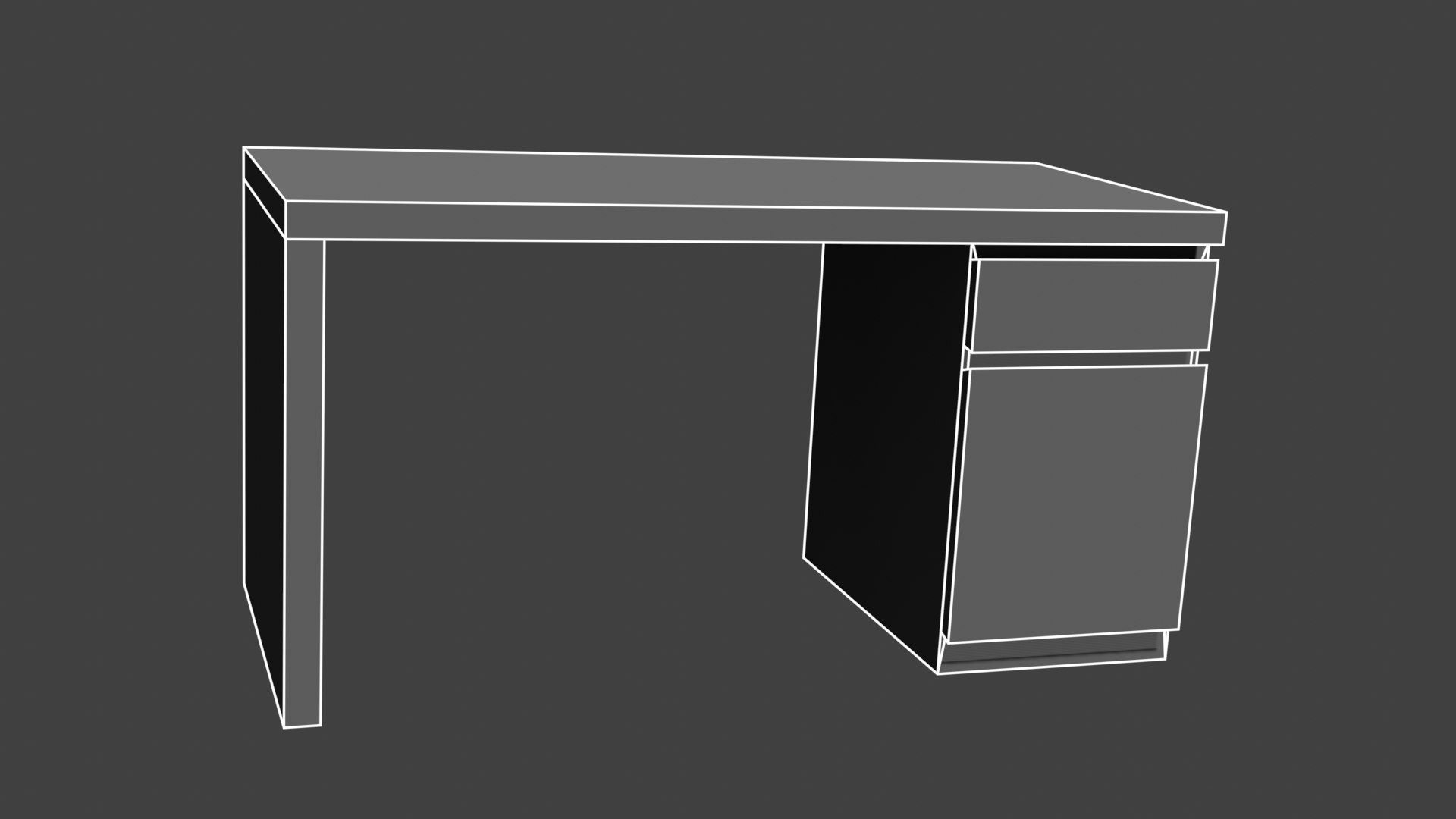 Free Desk 3D Model - TurboSquid 1800107