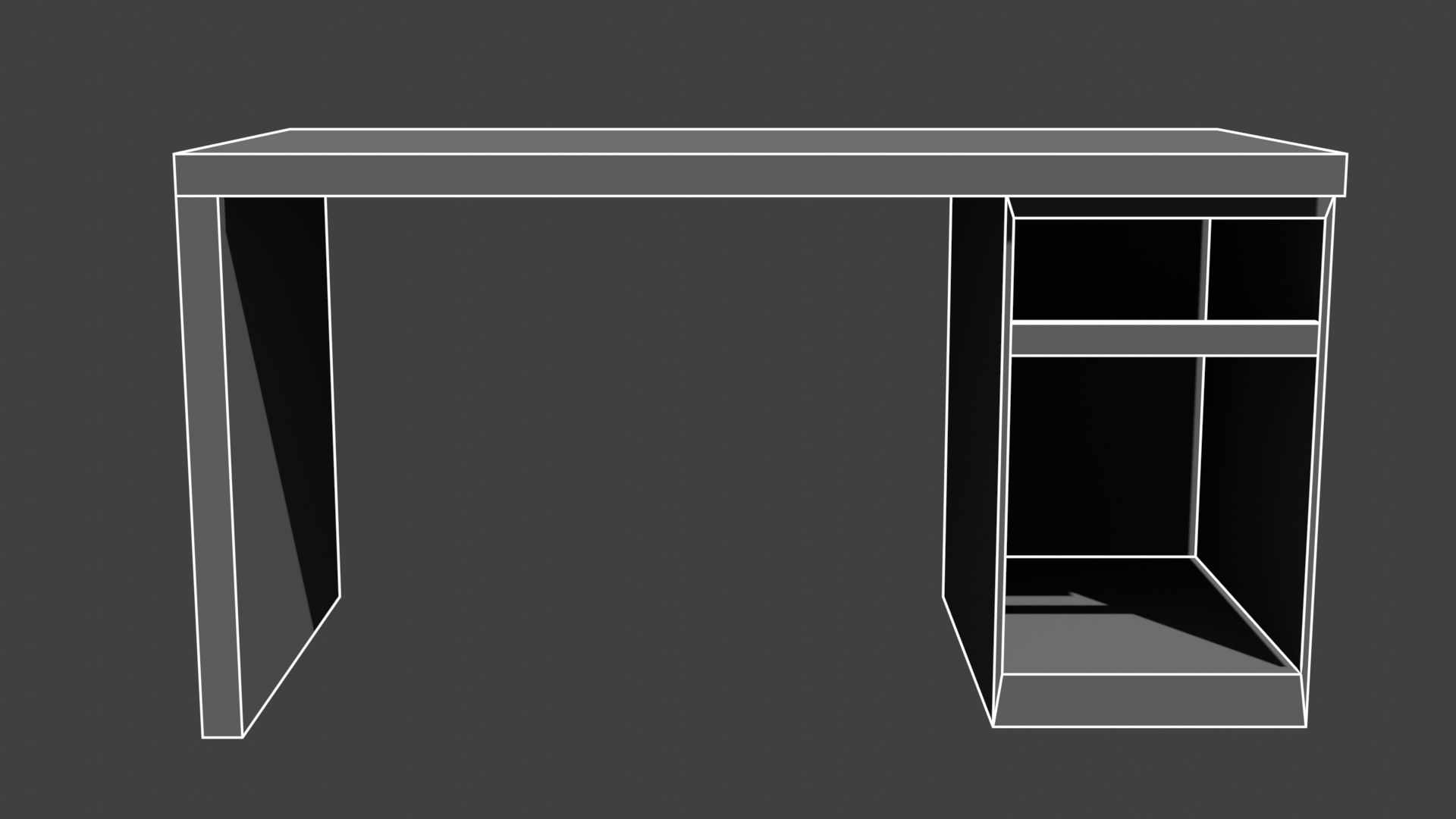 Free Desk 3D Model - TurboSquid 1800107