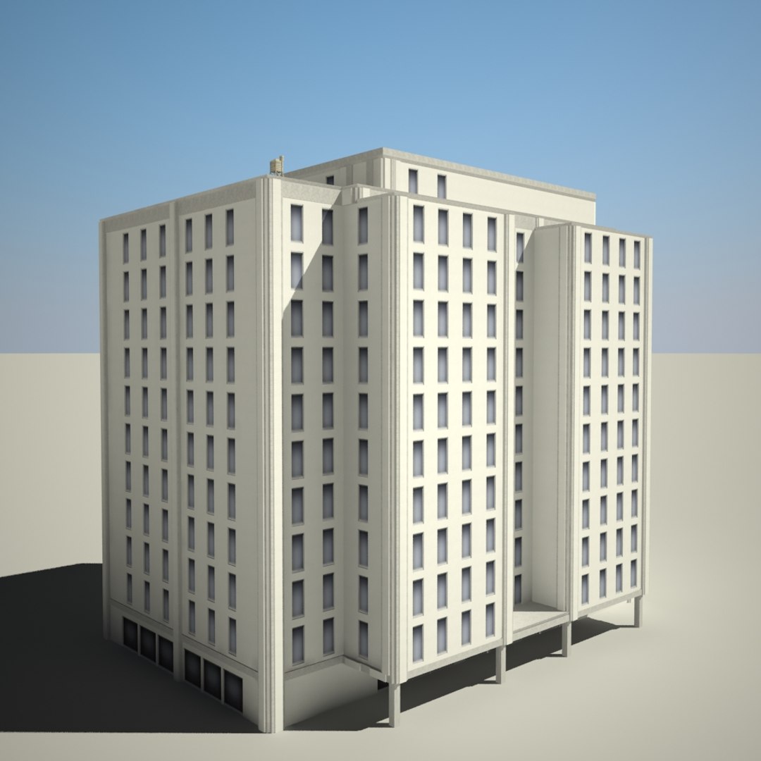 city building 3d max