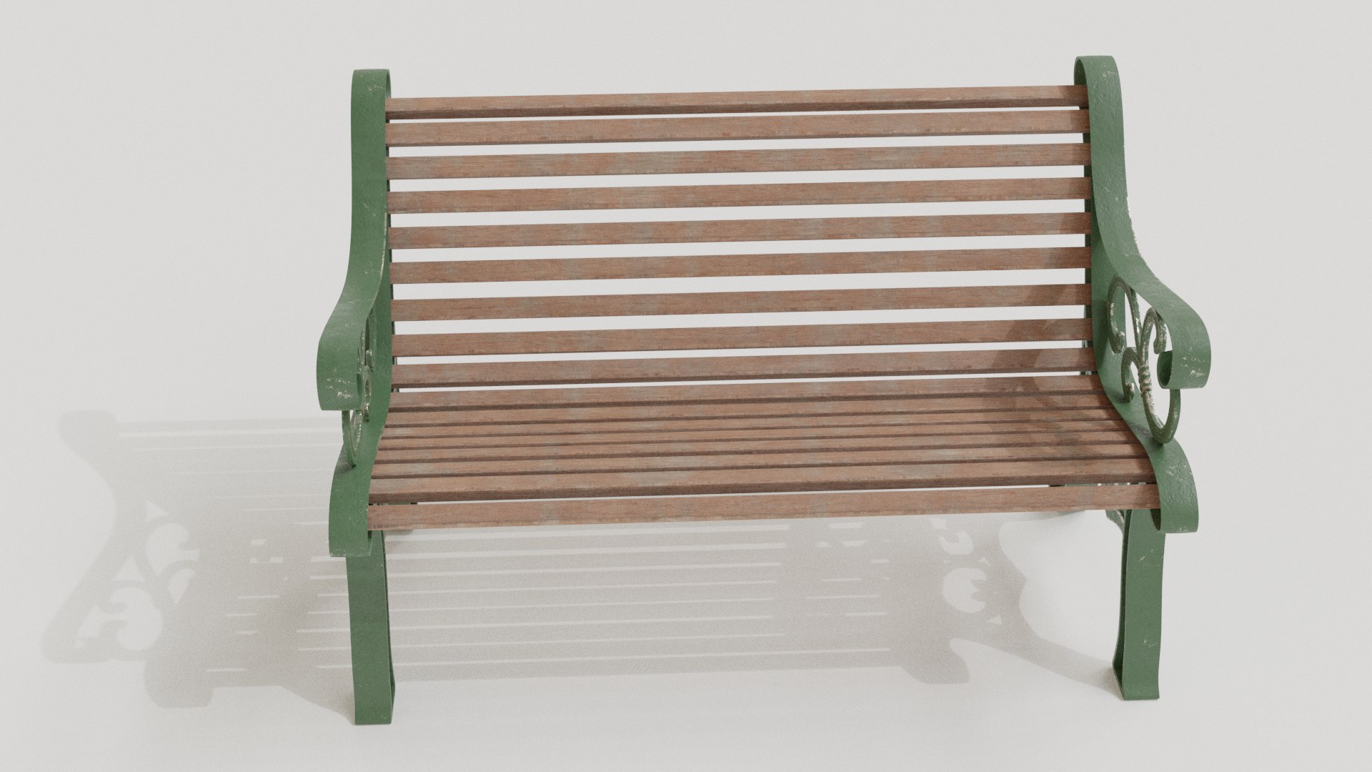 3D Garden Bench Model - TurboSquid 1701267