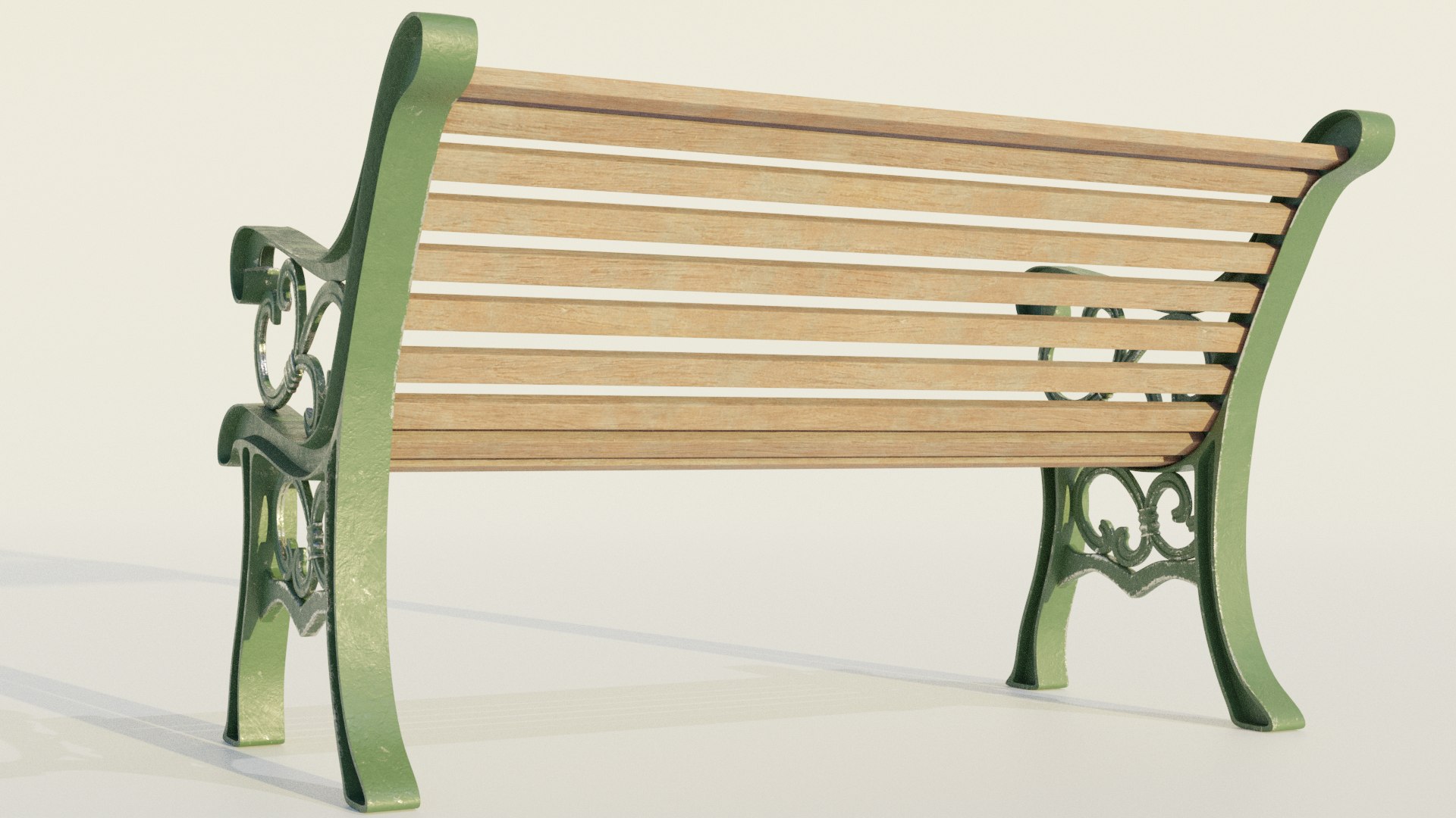 3D Garden Bench Model - TurboSquid 1701267