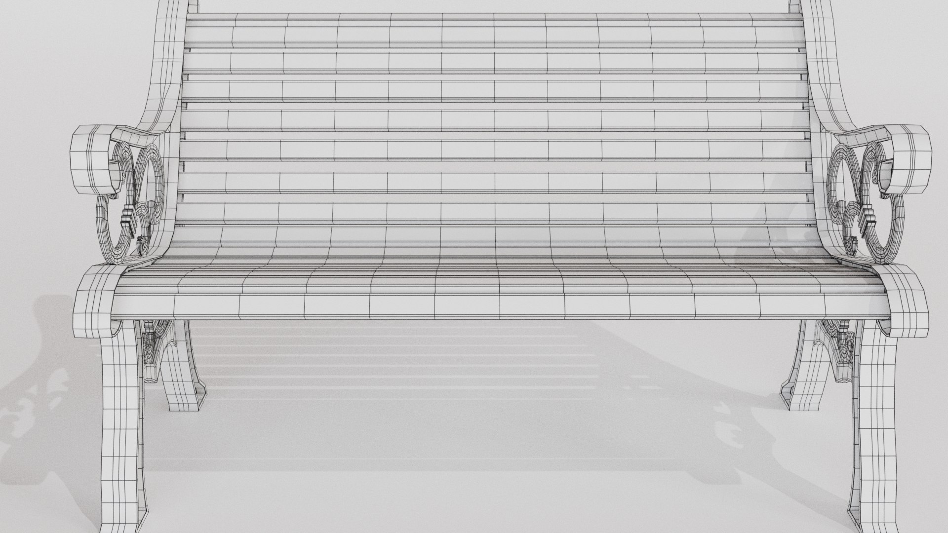 3D Garden Bench Model - TurboSquid 1701267