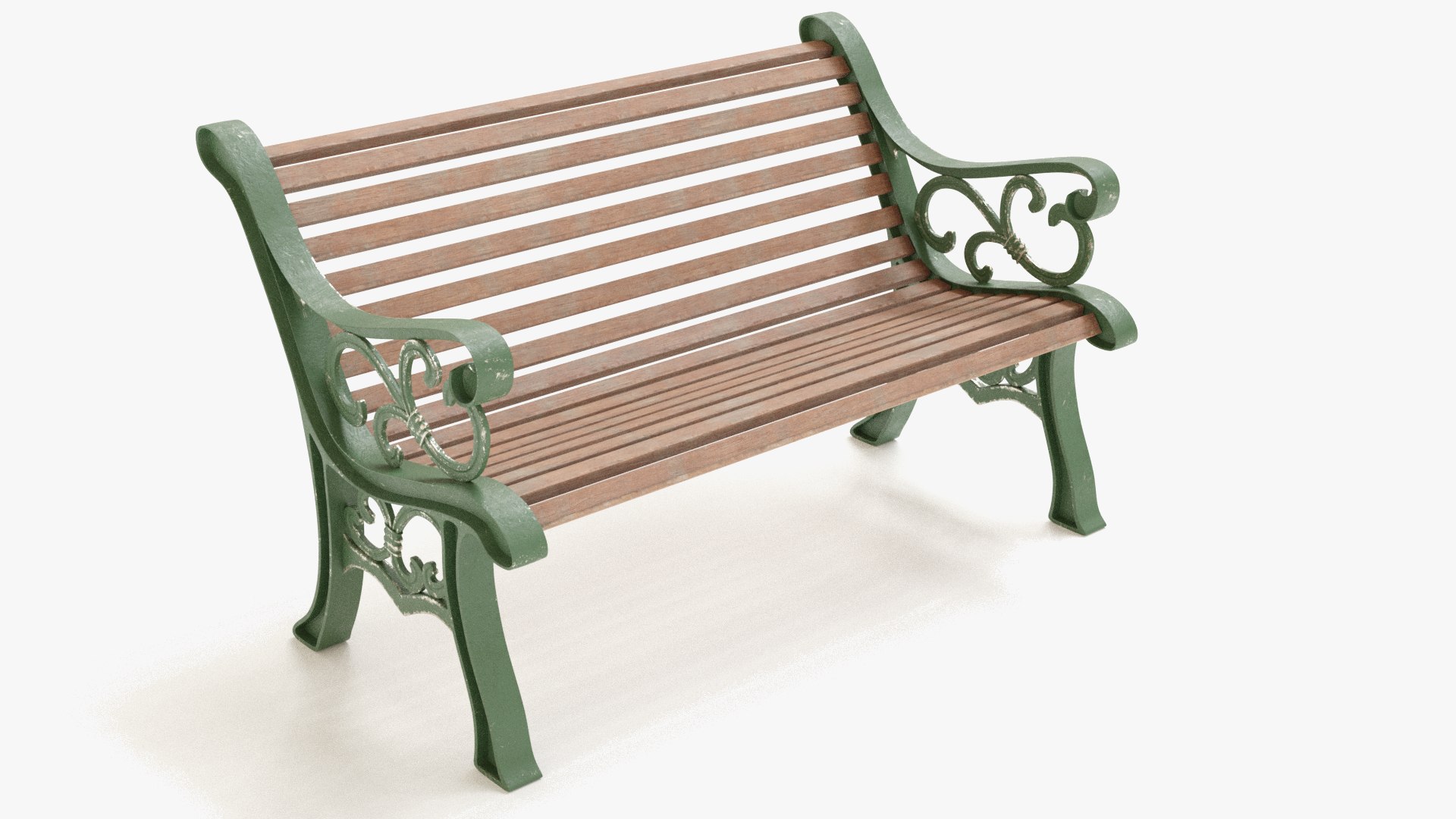 3D Garden Bench Model - TurboSquid 1701267