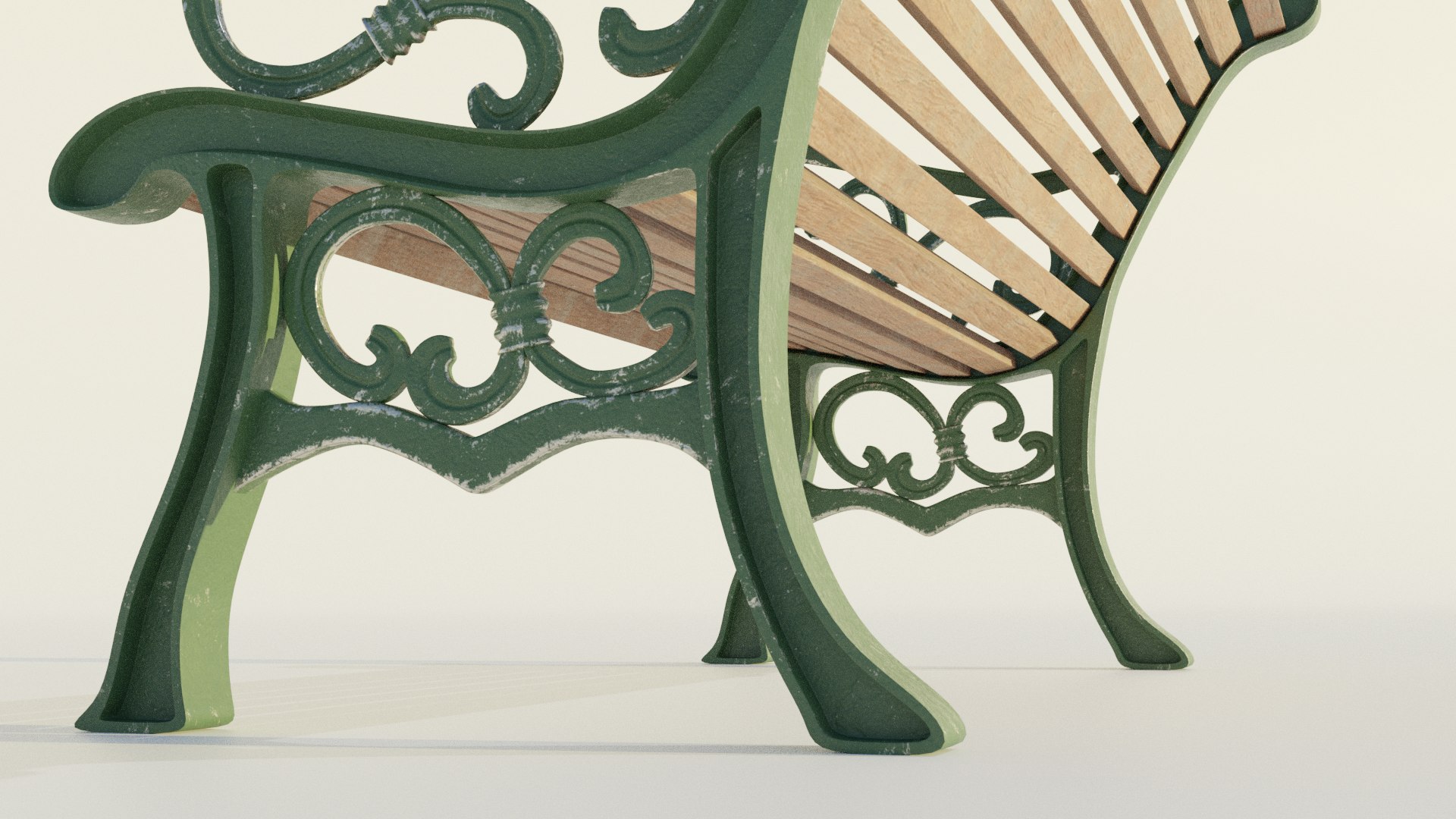 3D Garden Bench Model - TurboSquid 1701267