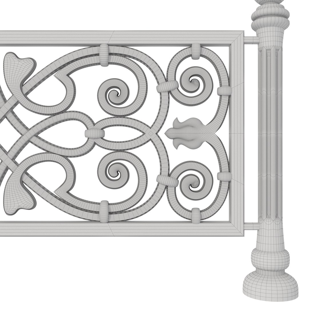 lattice forged 3d model